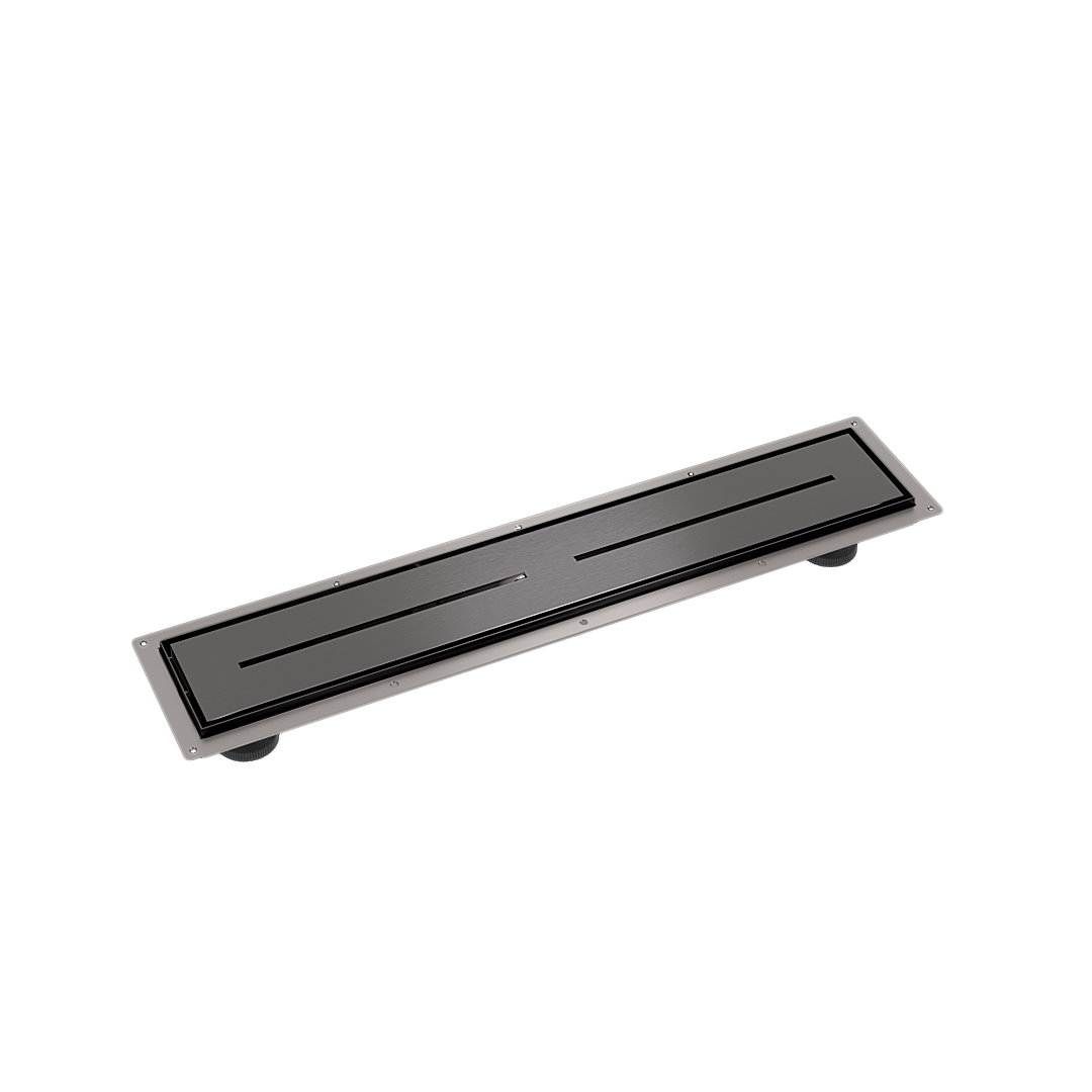 Pixi Tile Insert Shower Channel Waste - 800mm - Brushed Gunmetal - ABI ...