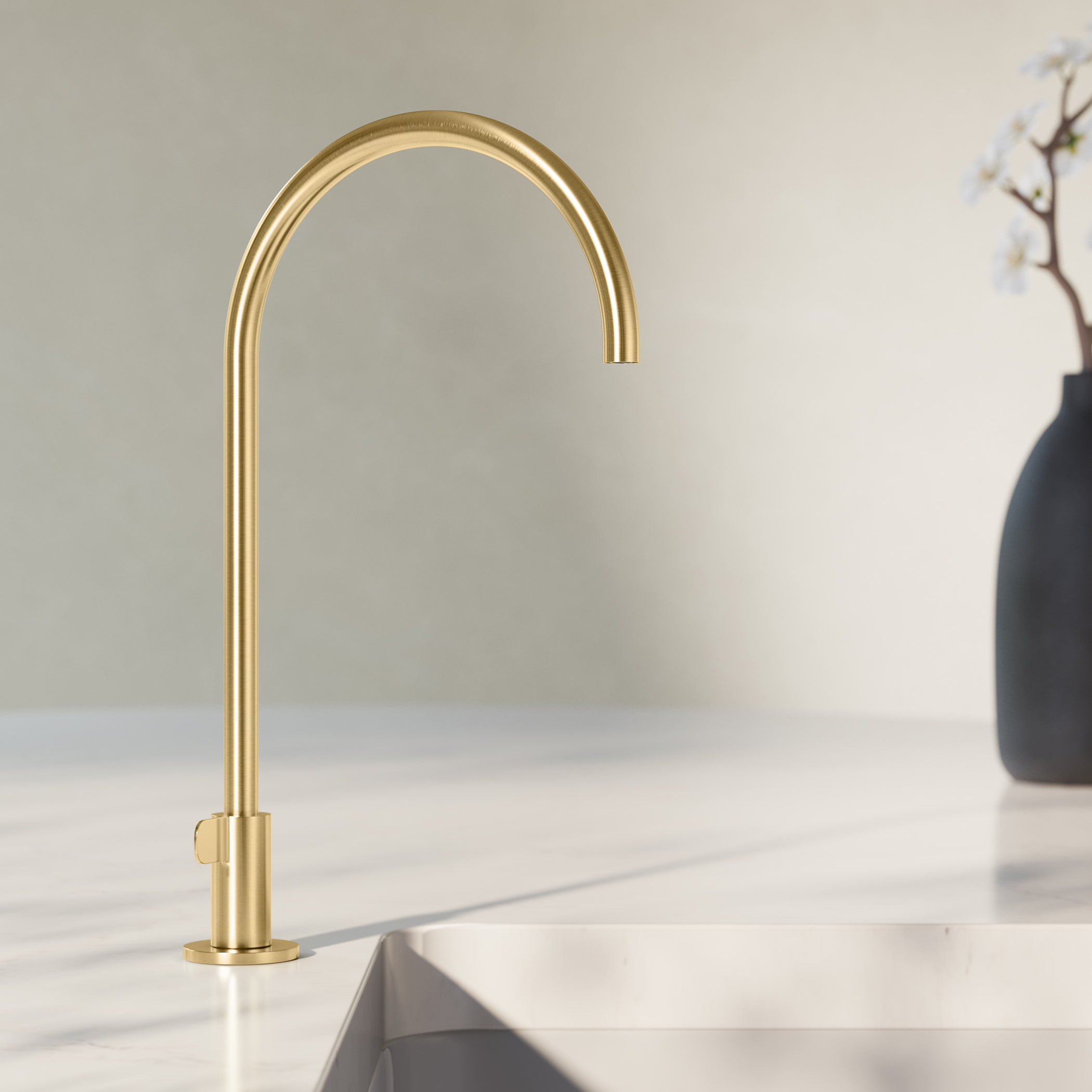 Mini Water Filter Tap - Brushed Brass | ABI Interiors