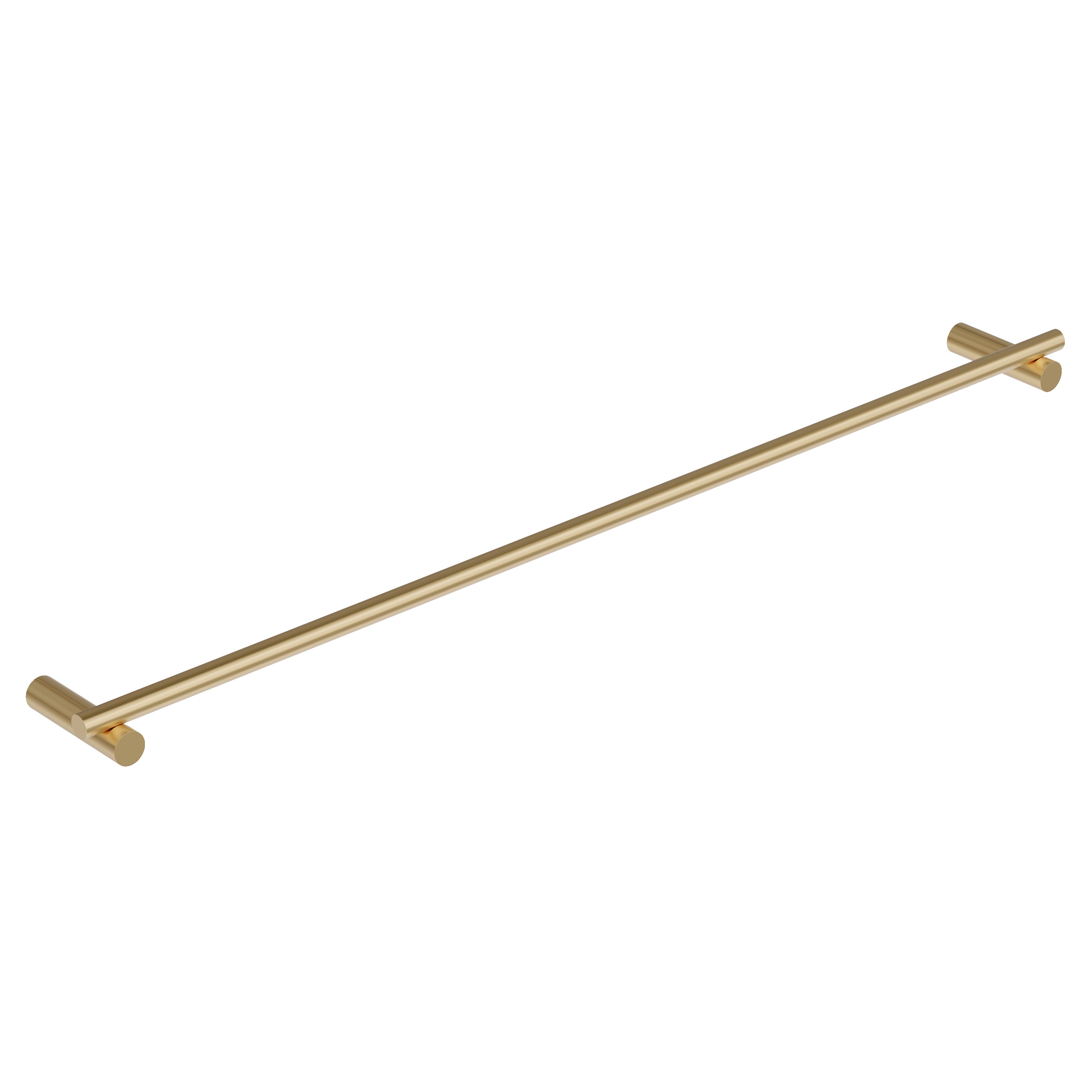 Sola Single Towel Rail - Brushed Brass | ABI Interiors