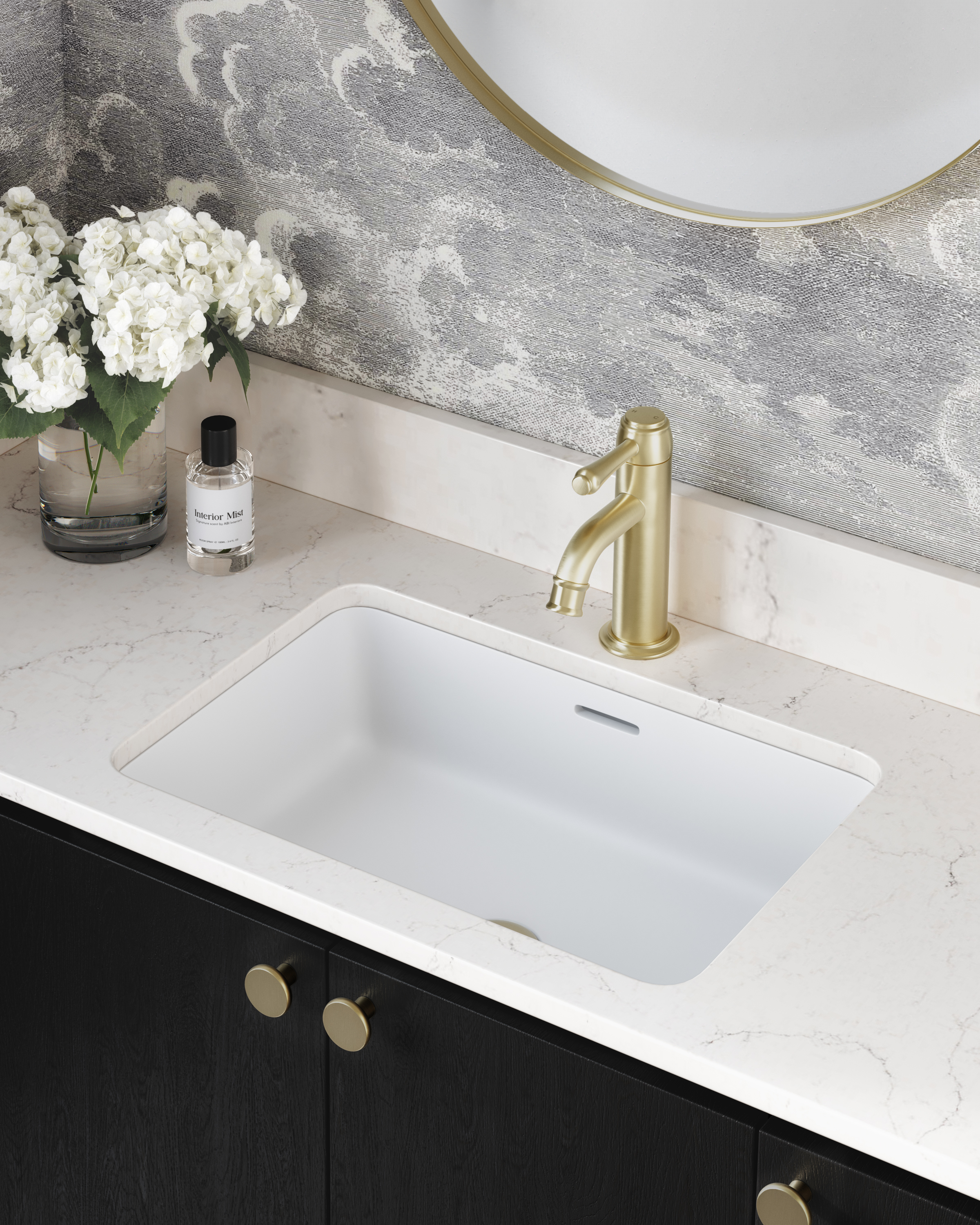 Zuri Undercounter Rectangle Basin 520mm (Deep) - Matte White | (NZ) ABI ...