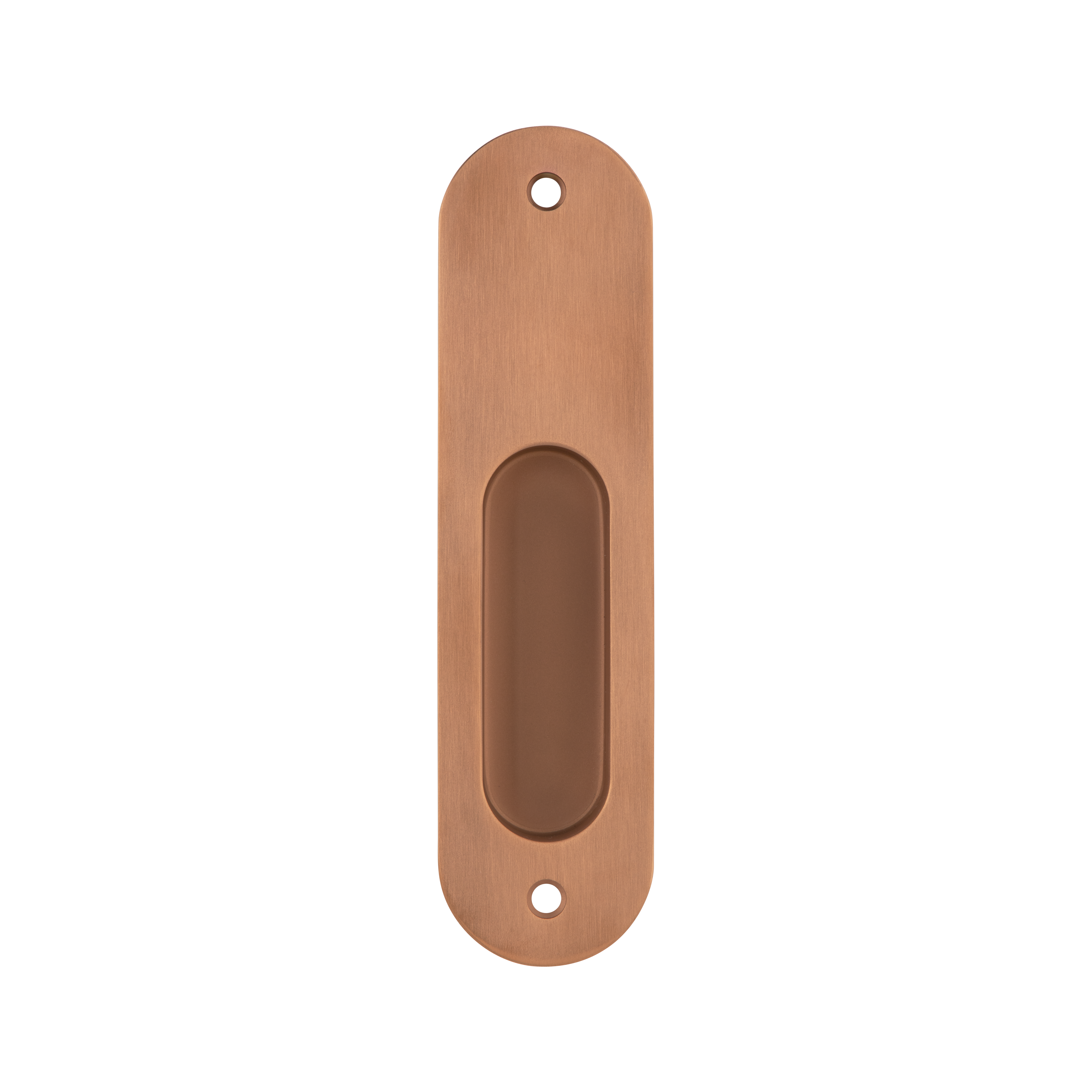 Leroy Sliding Door Dummy Pull - Brushed Copper | ABI Interiors