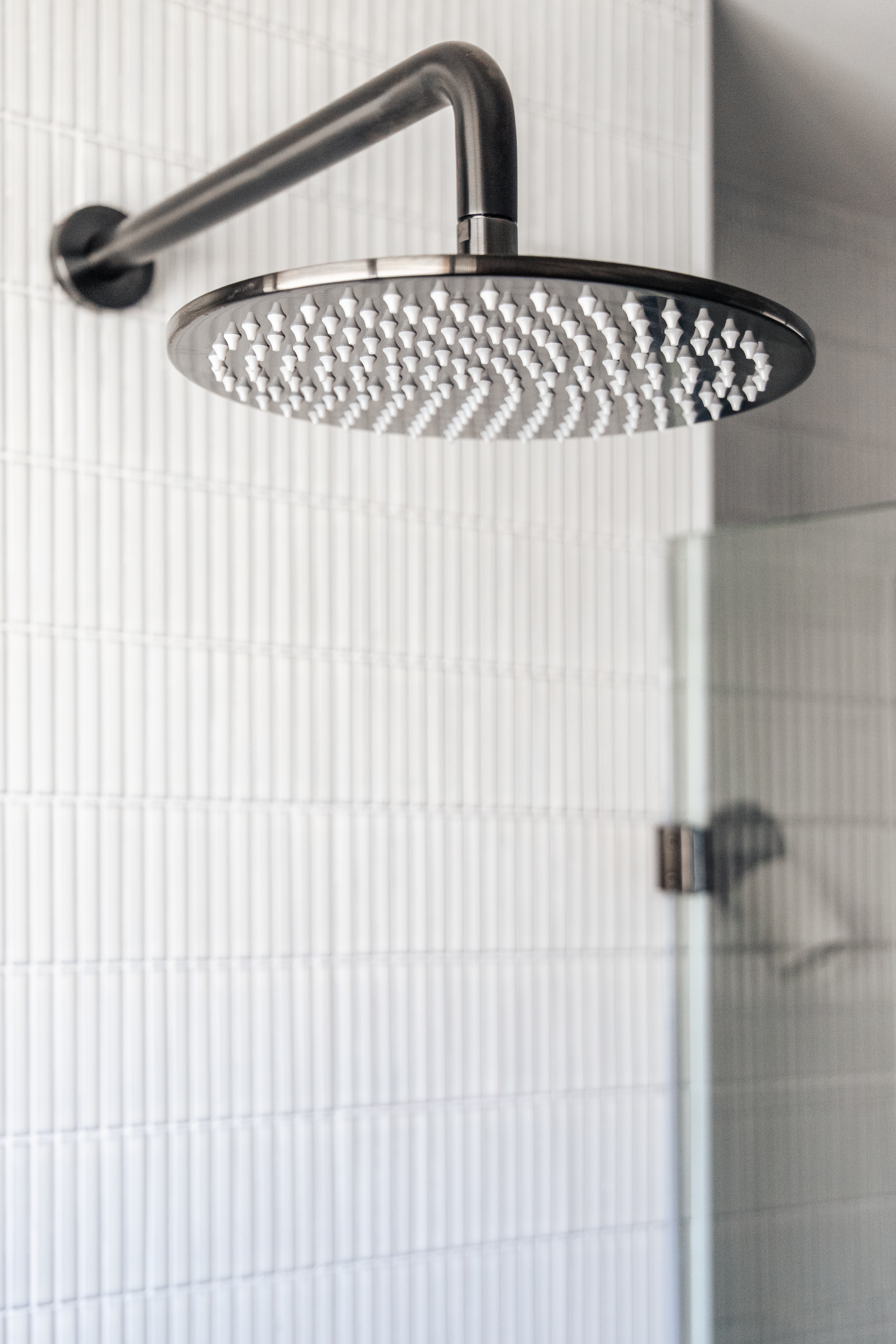 Shower Arm 400mm - Brushed Gunmetal - ABI Interiors UK