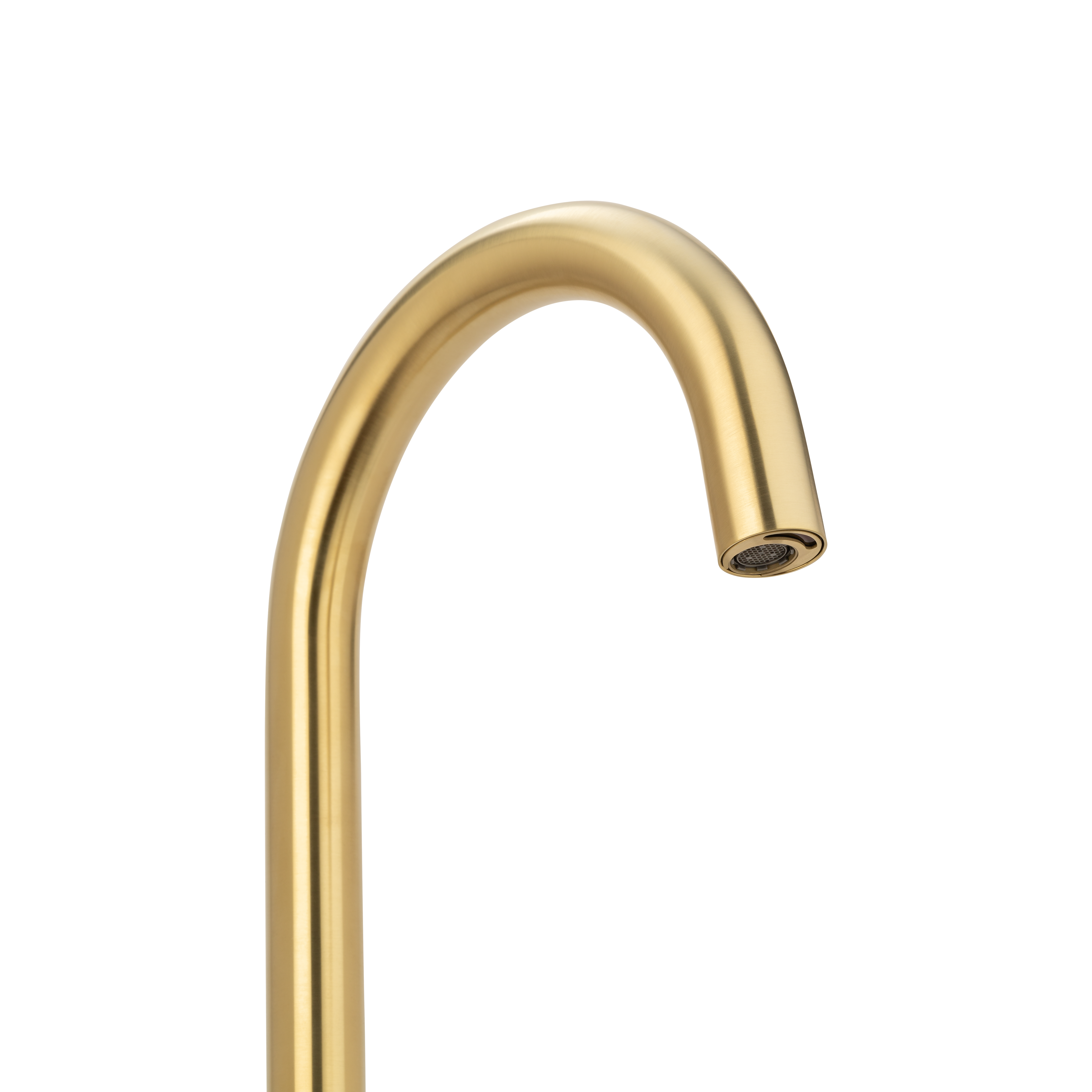 Sensor Gooseneck Hob Spout - Brushed Brass | ABI Interiors