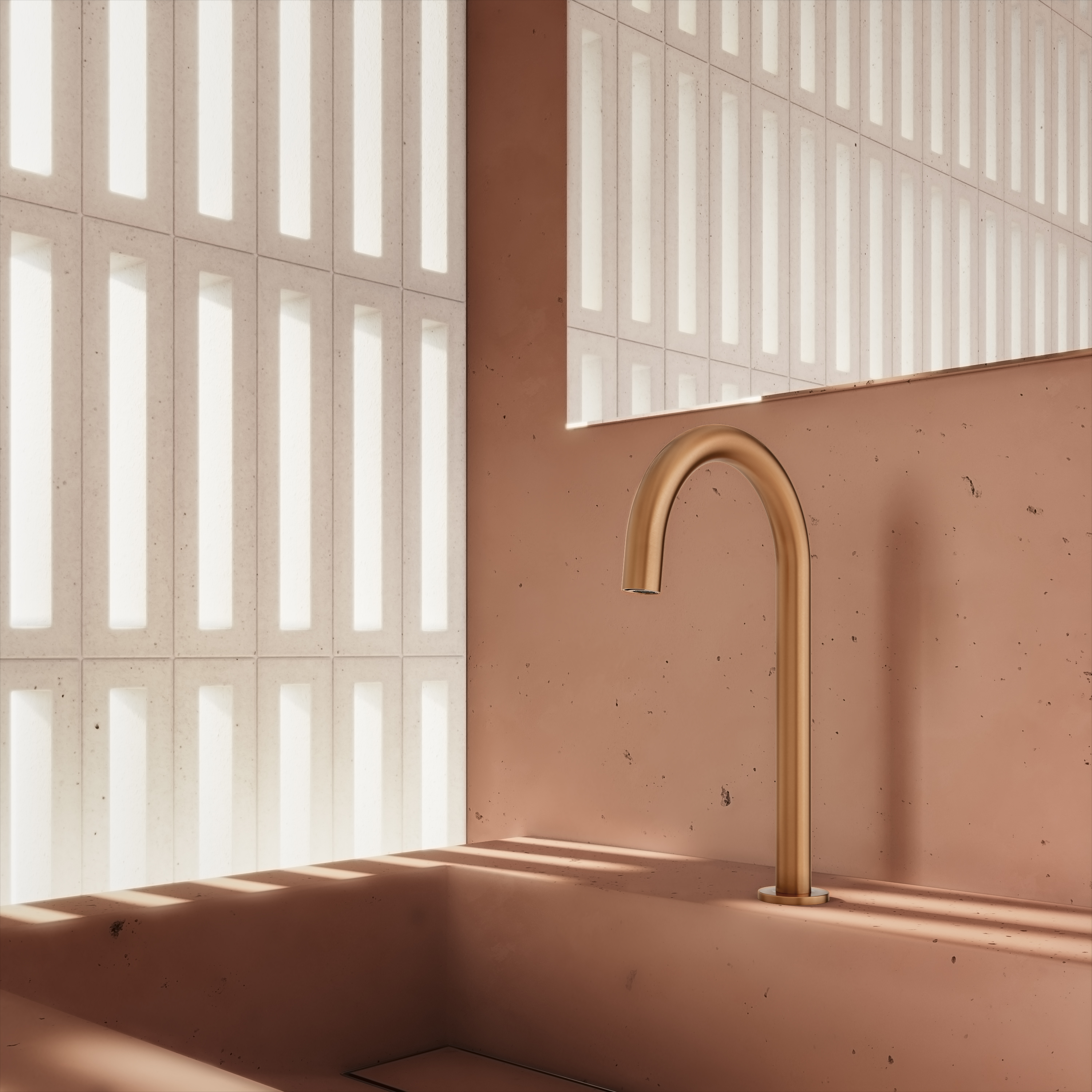 Sensor Gooseneck Hob Spout - Brushed Copper | ABI Interiors