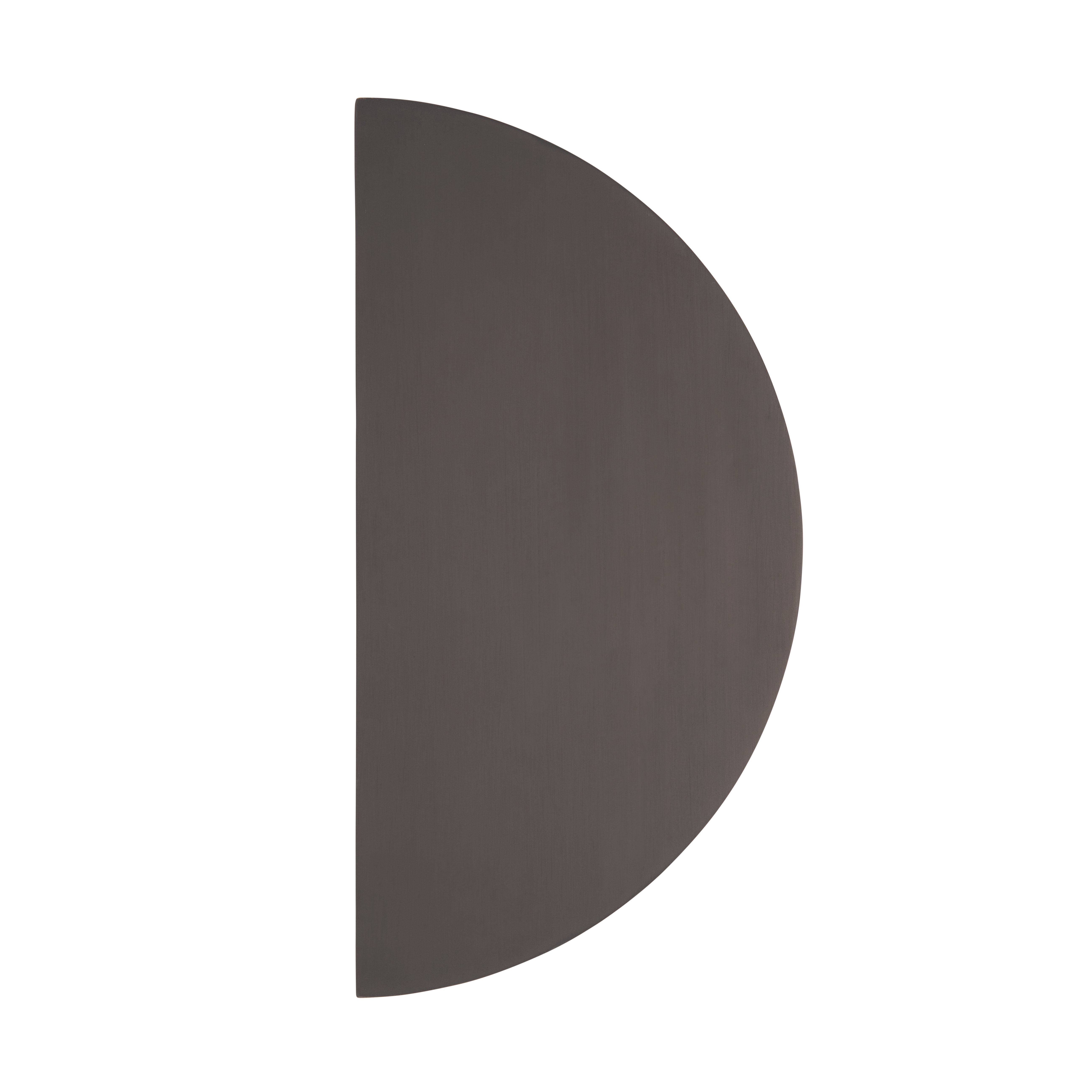 Imes Half Moon Entry Door Pull - Brushed Gunmetal | ABI Interiors