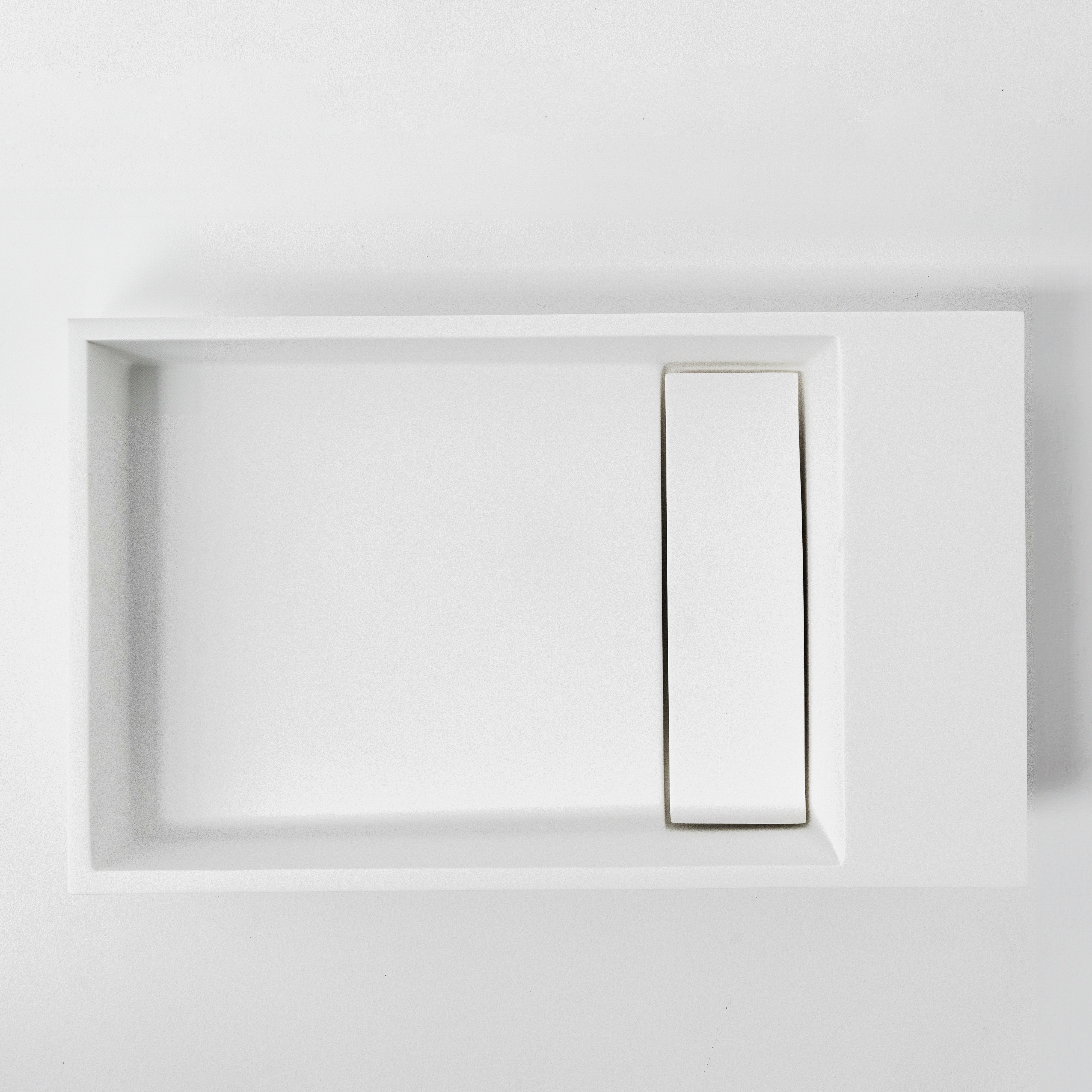 Cyrus Wall-Hung Basin 500mm x 300mm - Matte White - ABI Interiors UK