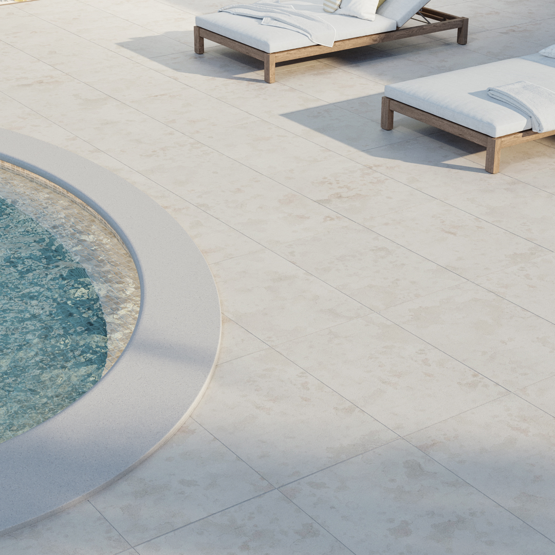 Minori Limestone Floor Tile - Beige (Sample) | ABI Interiors
