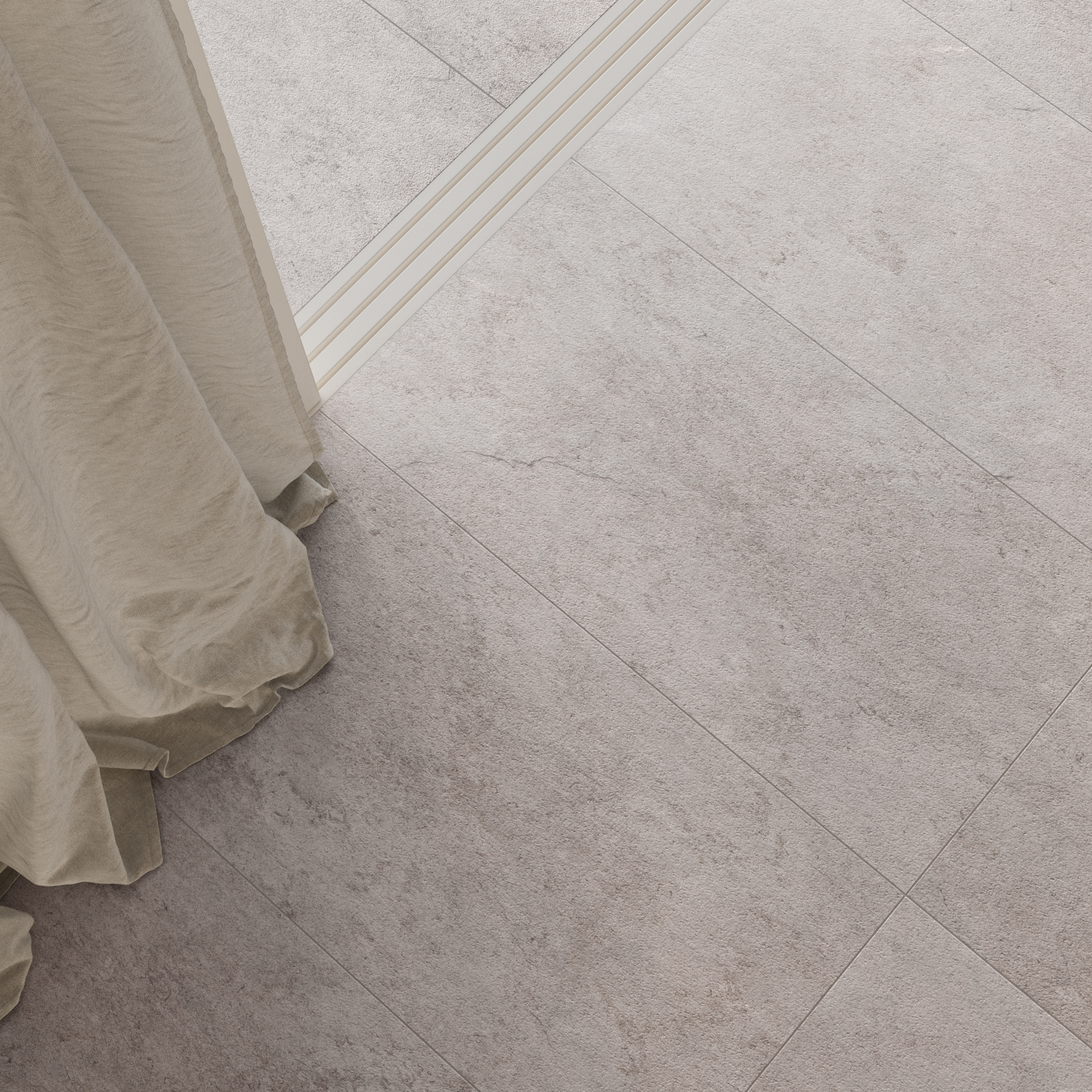 Lucca Limestone Look Tile - Light Grey | ABI Interiors