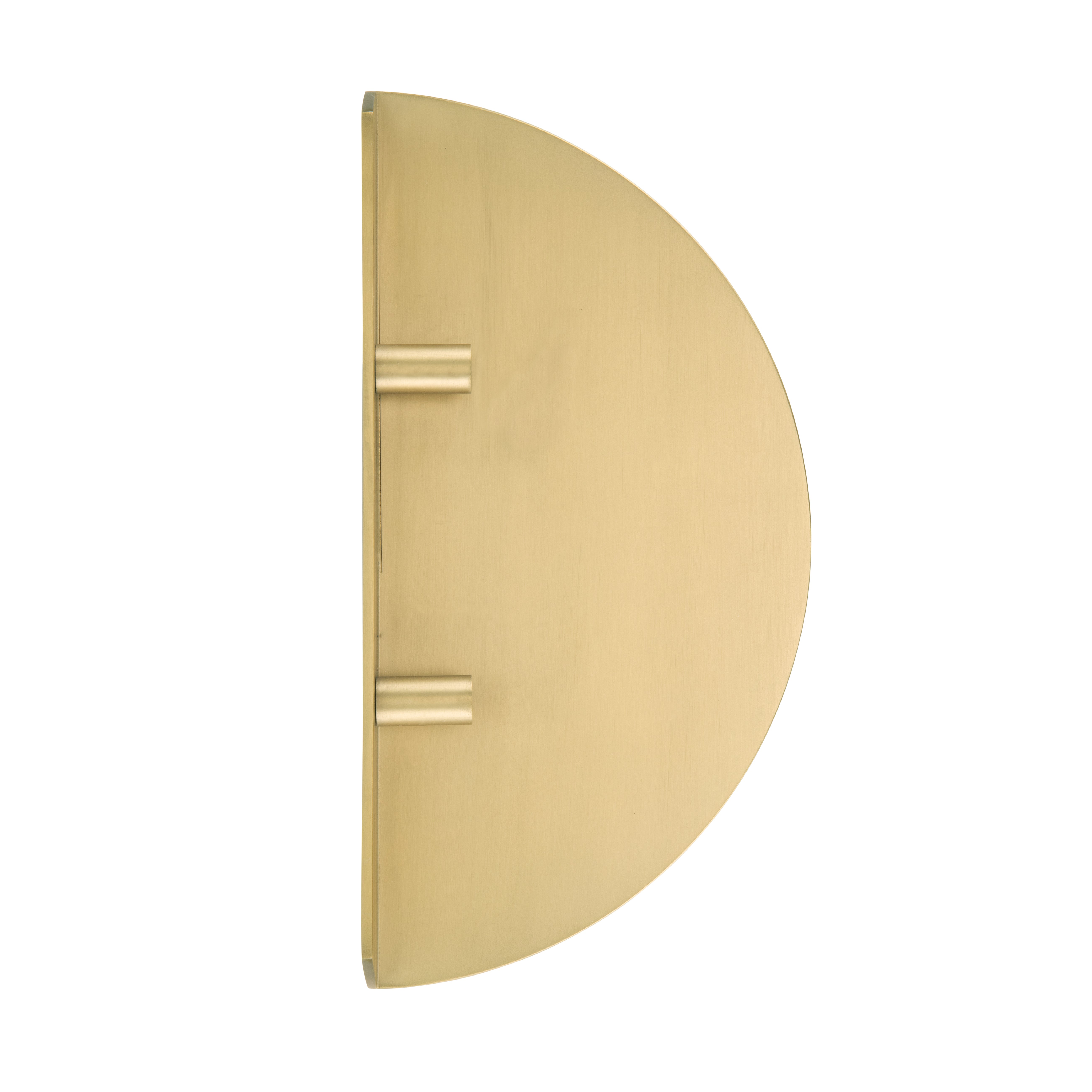 Imes Half Moon Entry Door Pull - Brushed Brass | ABI Interiors