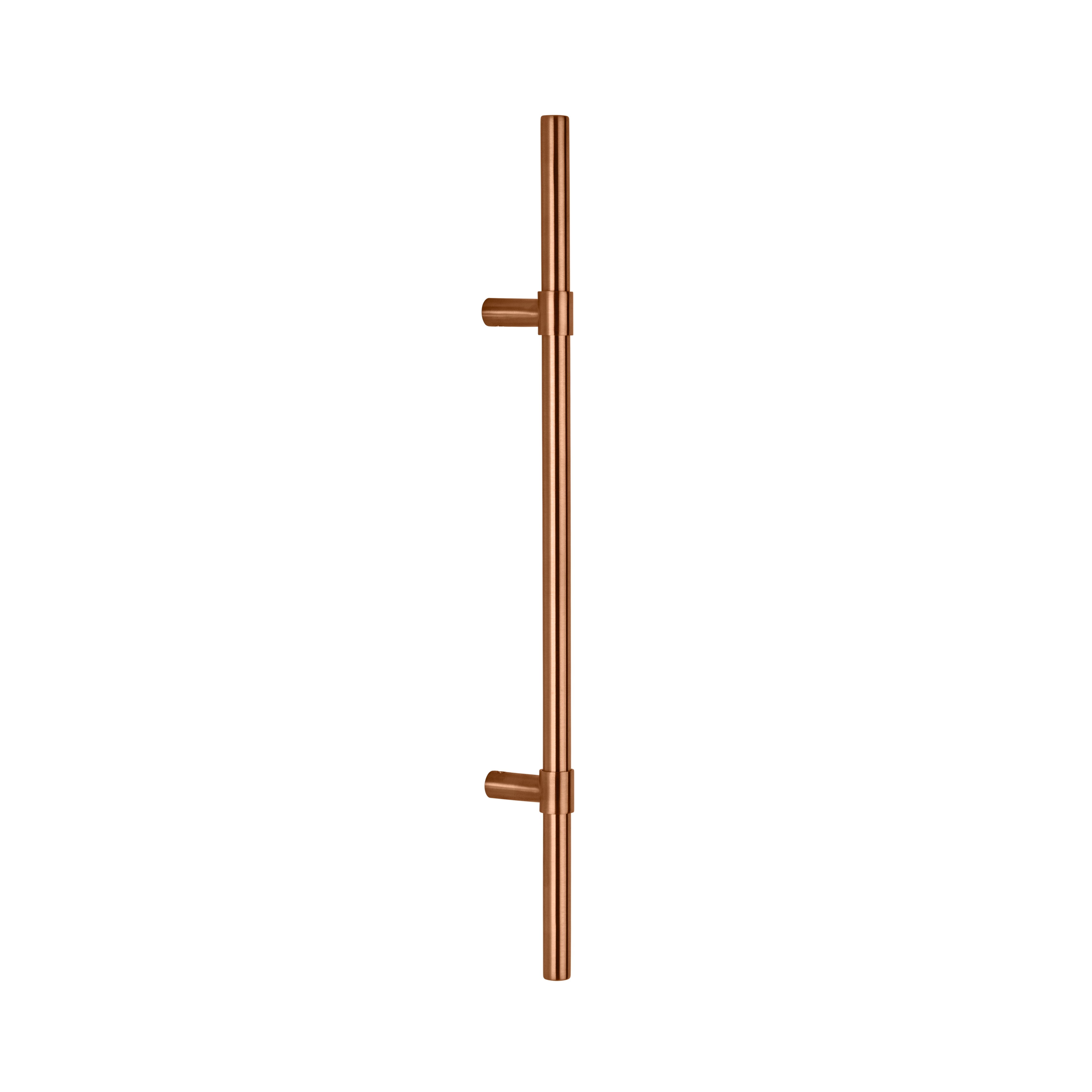 Modi Adjustable Entry Door Pull 600mm - Brushed Copper | ABI Interiors