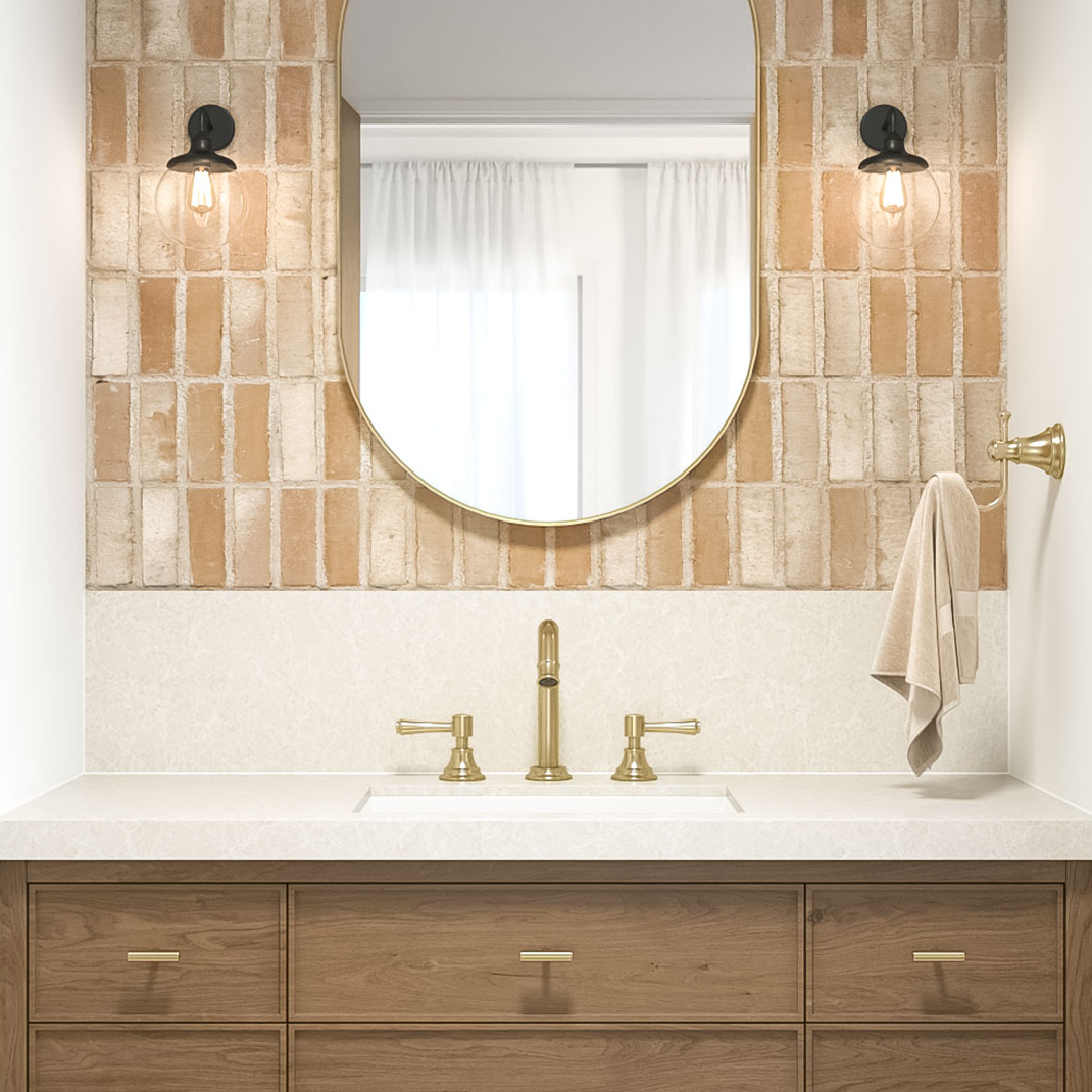 Kingsley Mini Hob Spout - Brushed Brass | ABI Interiors