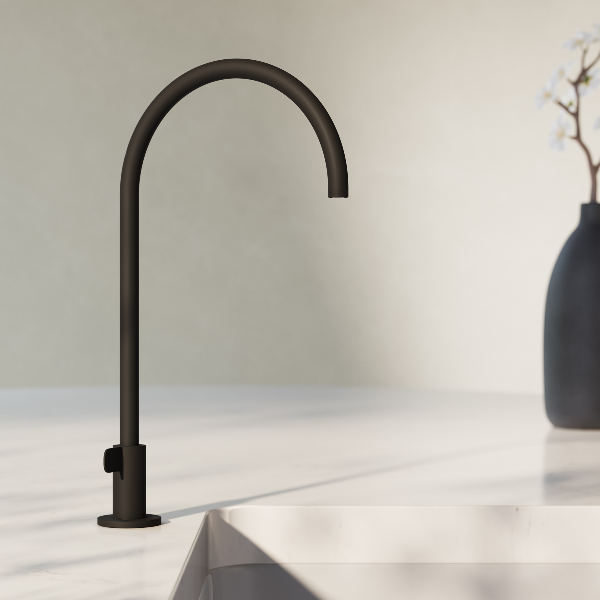 Mini Water Filter Tap - Matte Black PVD | ABI Interiors