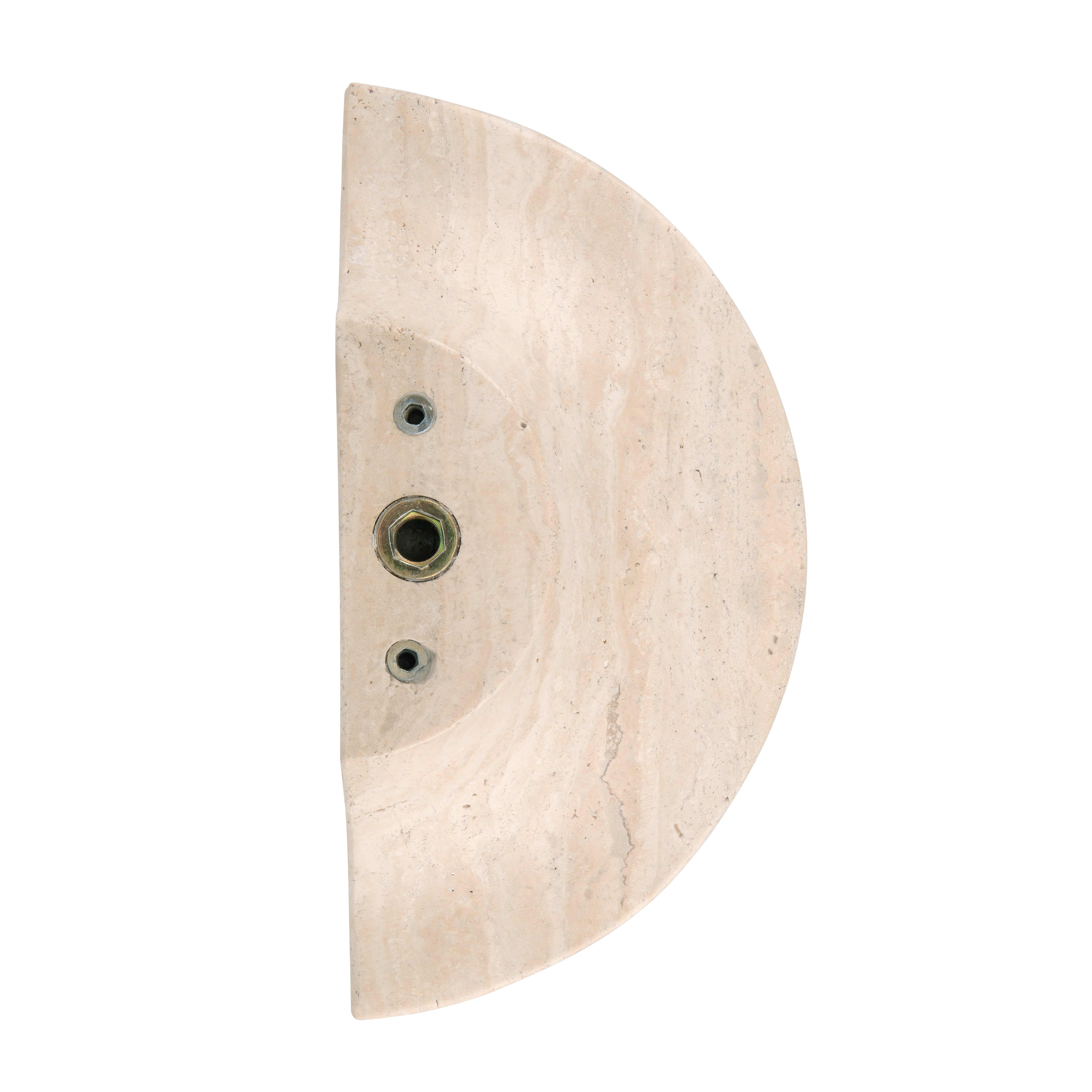Travertine Half Moon Entry Door Pull (Single) | (NZ) ABI Bathrooms ...
