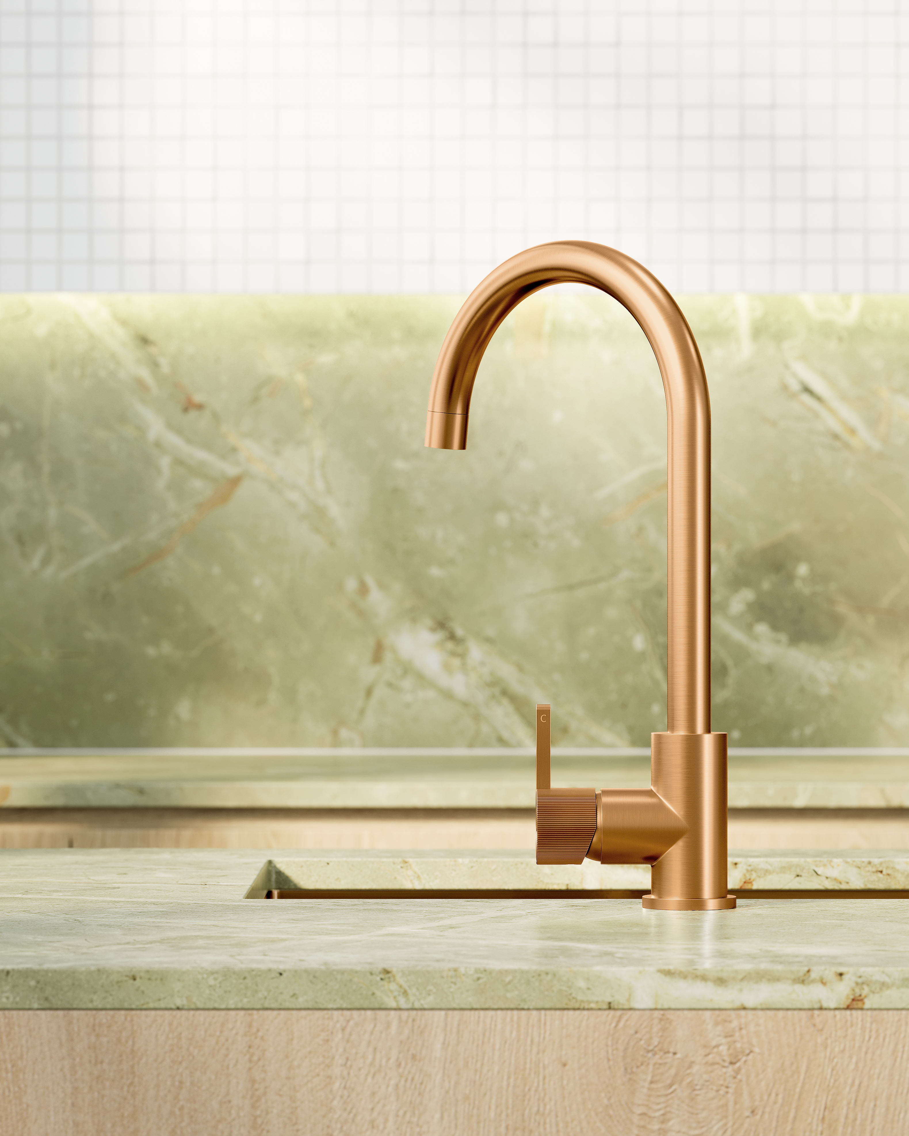 Namika Kitchen Mixer - Brushed Copper | ABI Interiors