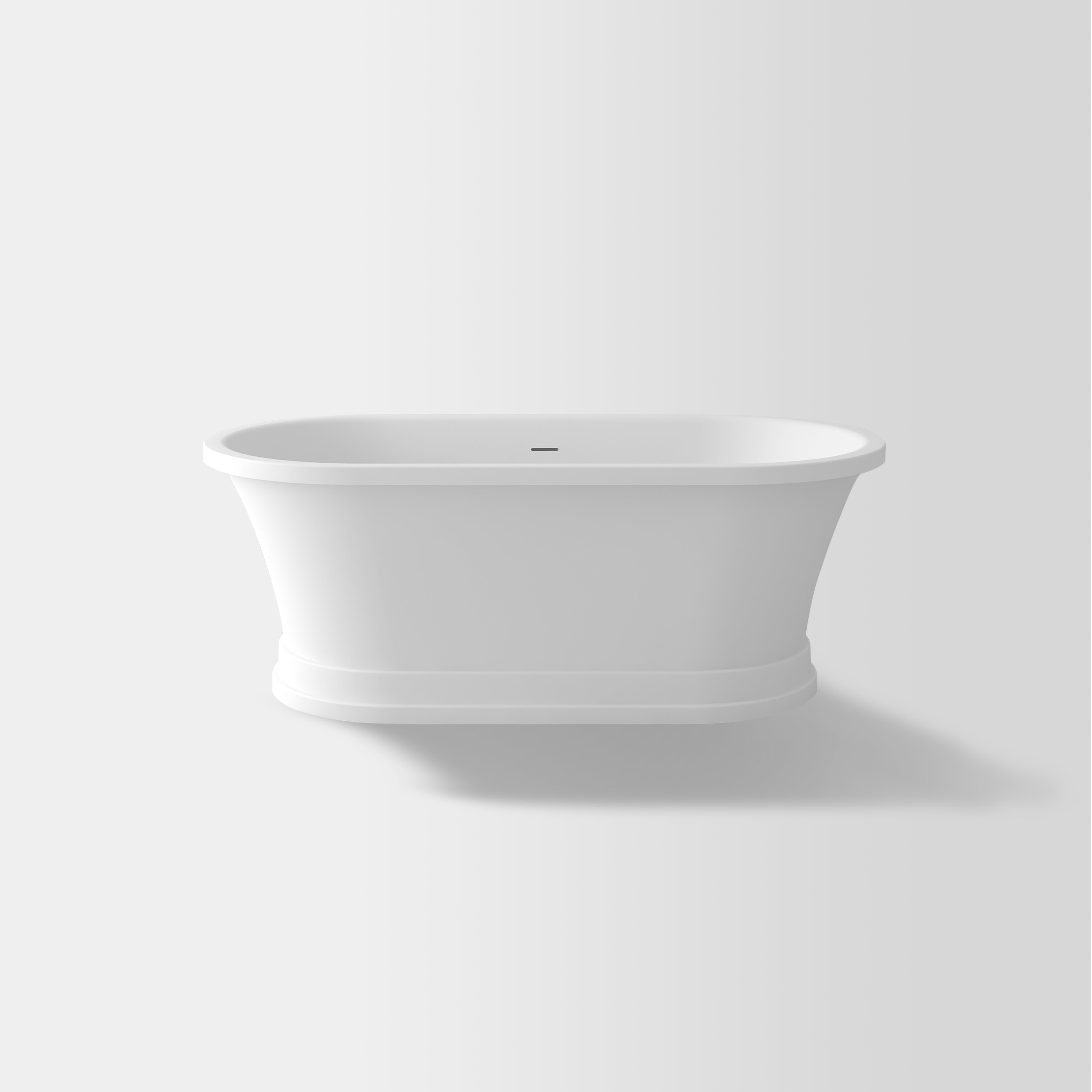 Kingsley Acrylic Freestanding Bath 1600mm - Matte White | ABI Interiors