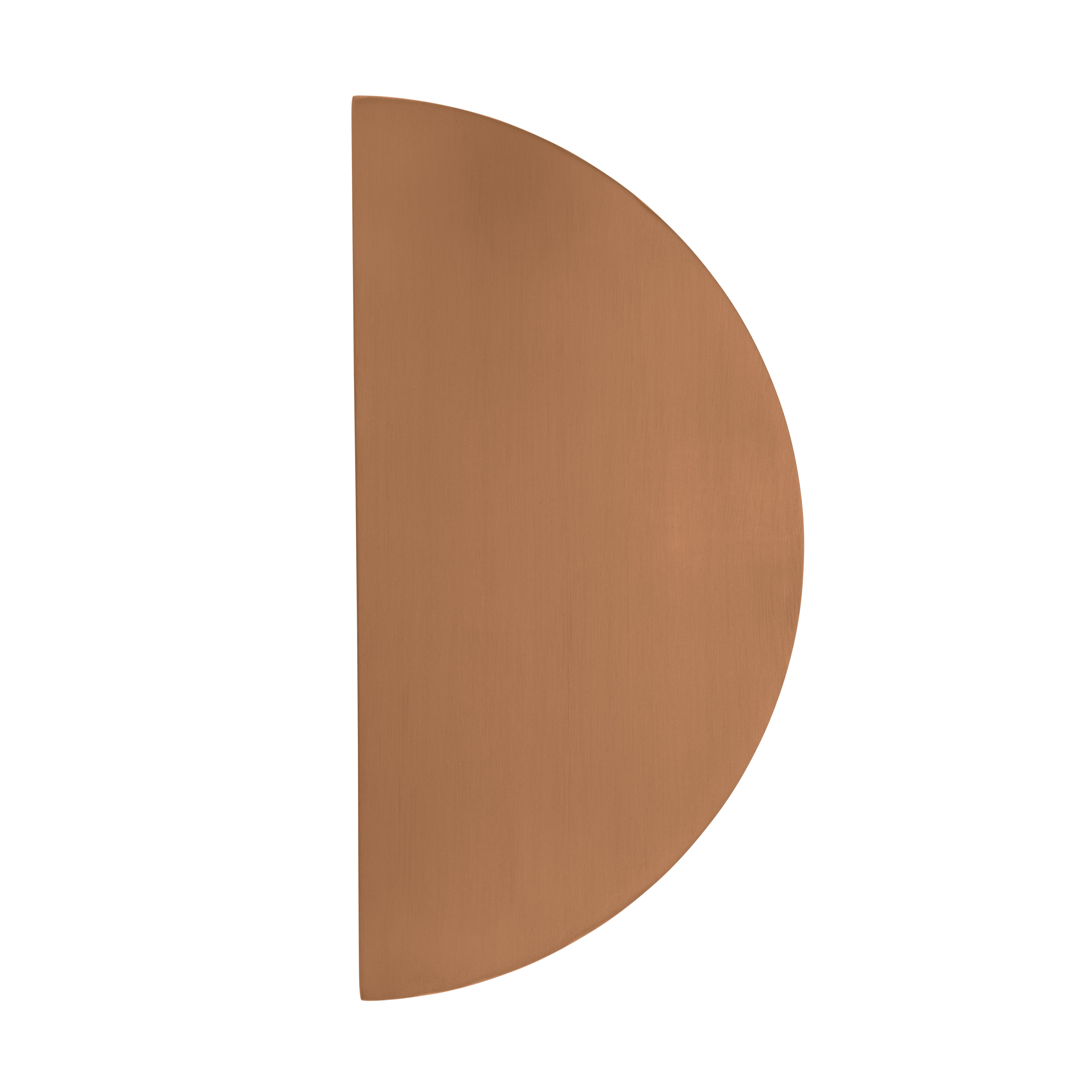Imes Half Moon Entry Door Pull - Brushed Copper | ABI Interiors