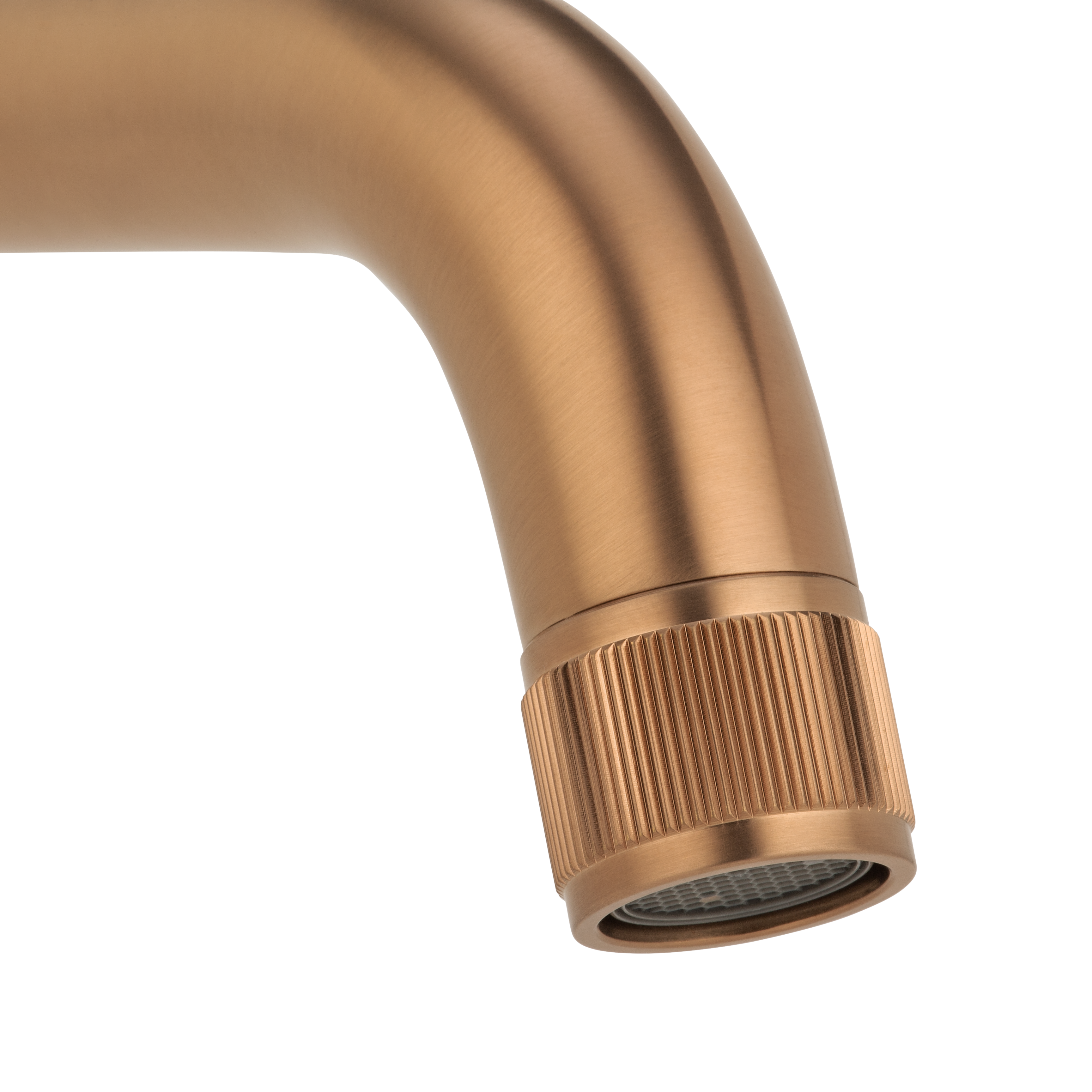 Namika Wall-Mounted Spout - Brushed Copper - ABI Interiors UK