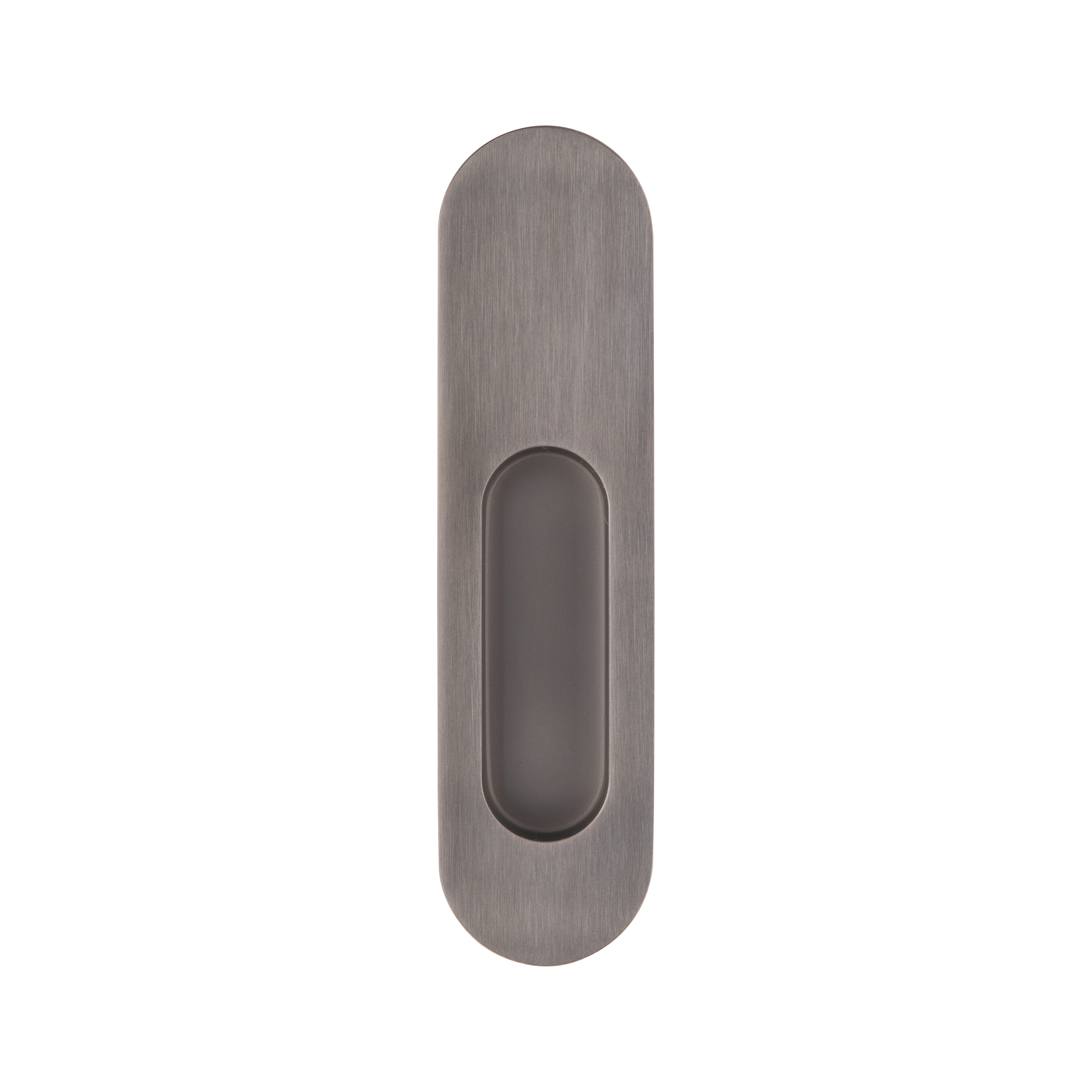 Leroy Sliding Door Dummy Pull - Brushed Gunmetal | ABI Interiors