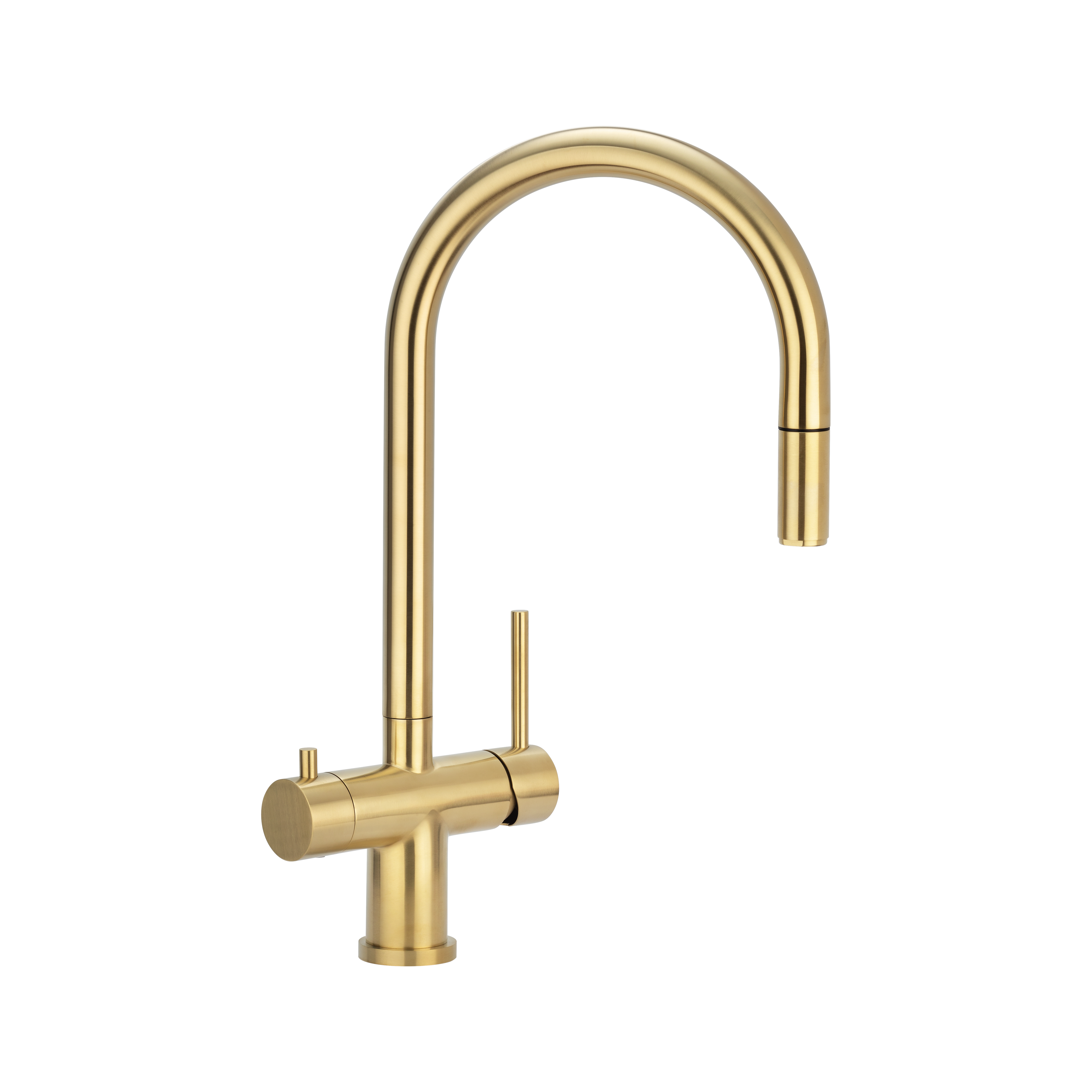 Elysian Commercial 3-Way Pull-Out Filter Tap - Brushed Brass | ABI ...