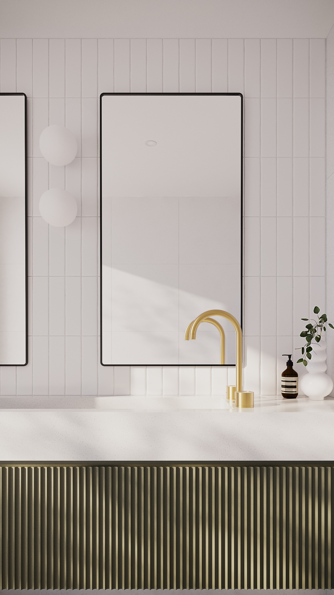 Pixi Tile Insert Assembly Bench Mounted Set - Brushed Brass | (NZ) ABI ...