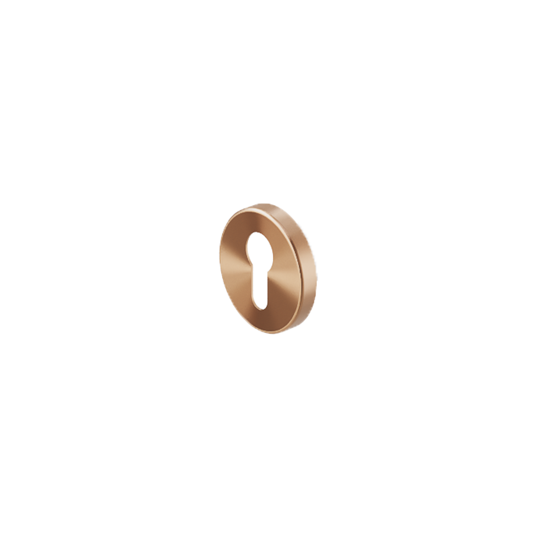 Escutcheon Round Back Plate - Brushed Copper | ABI Interiors