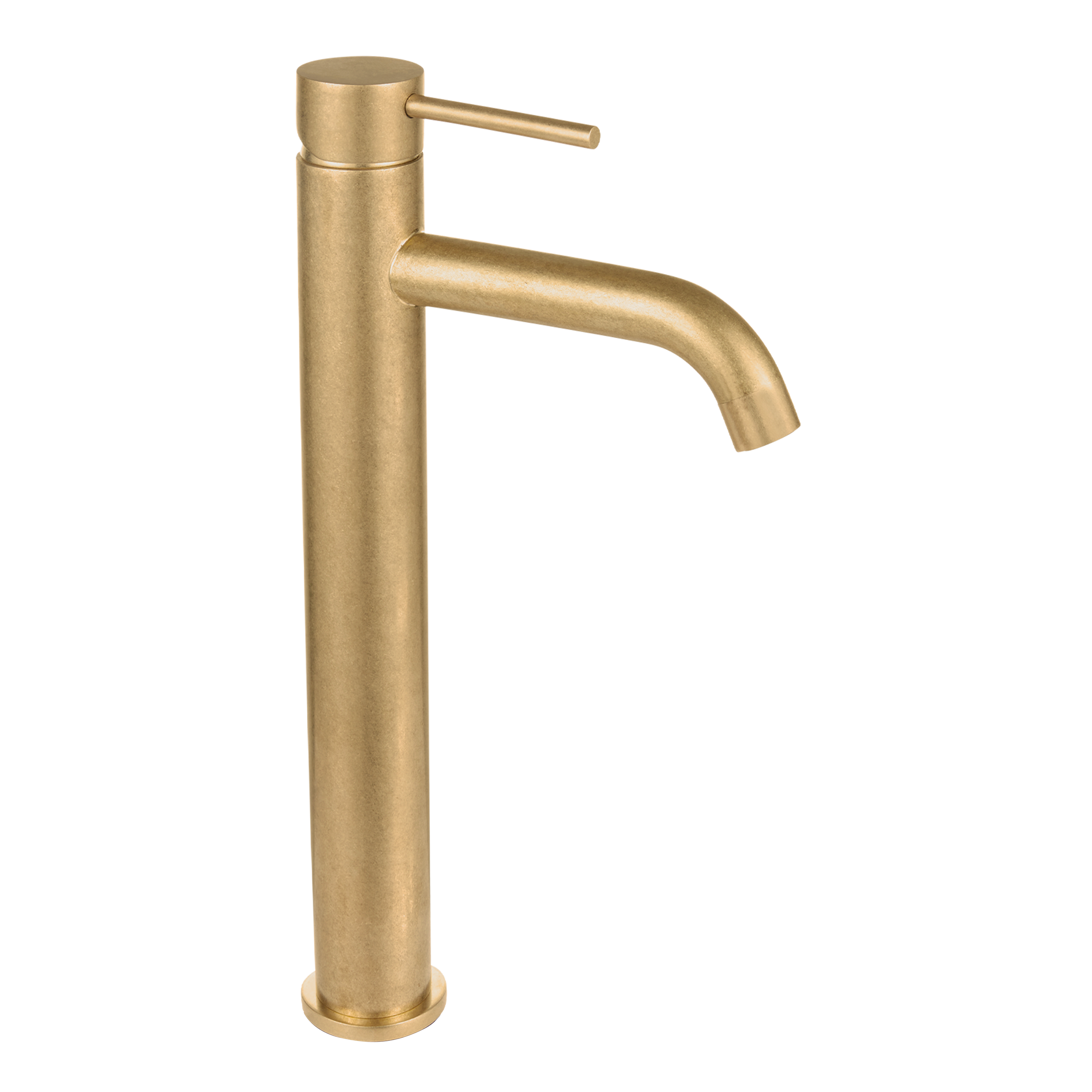 Elysian Extended Basin Mixer - Tumbled Aged Brass | ABI Interiors