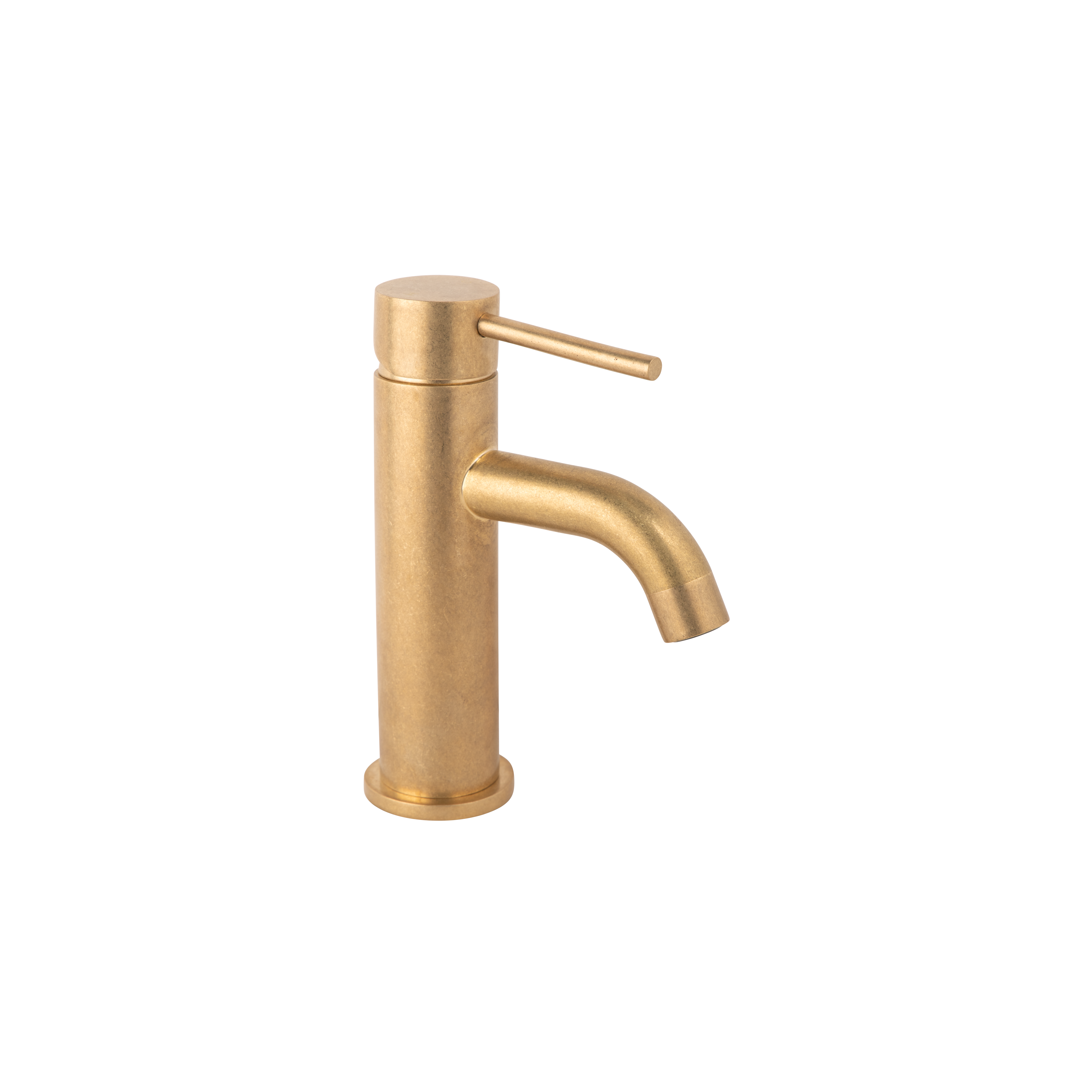 Elysian Basin Mixer - Tumbled Aged Brass | ABI Interiors