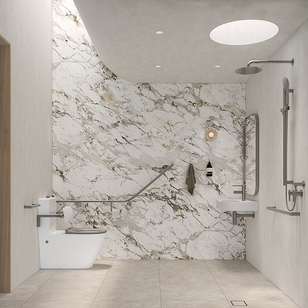 Aliro Mirror 1000 x 625mm - Stainless Steel | ABI Interiors