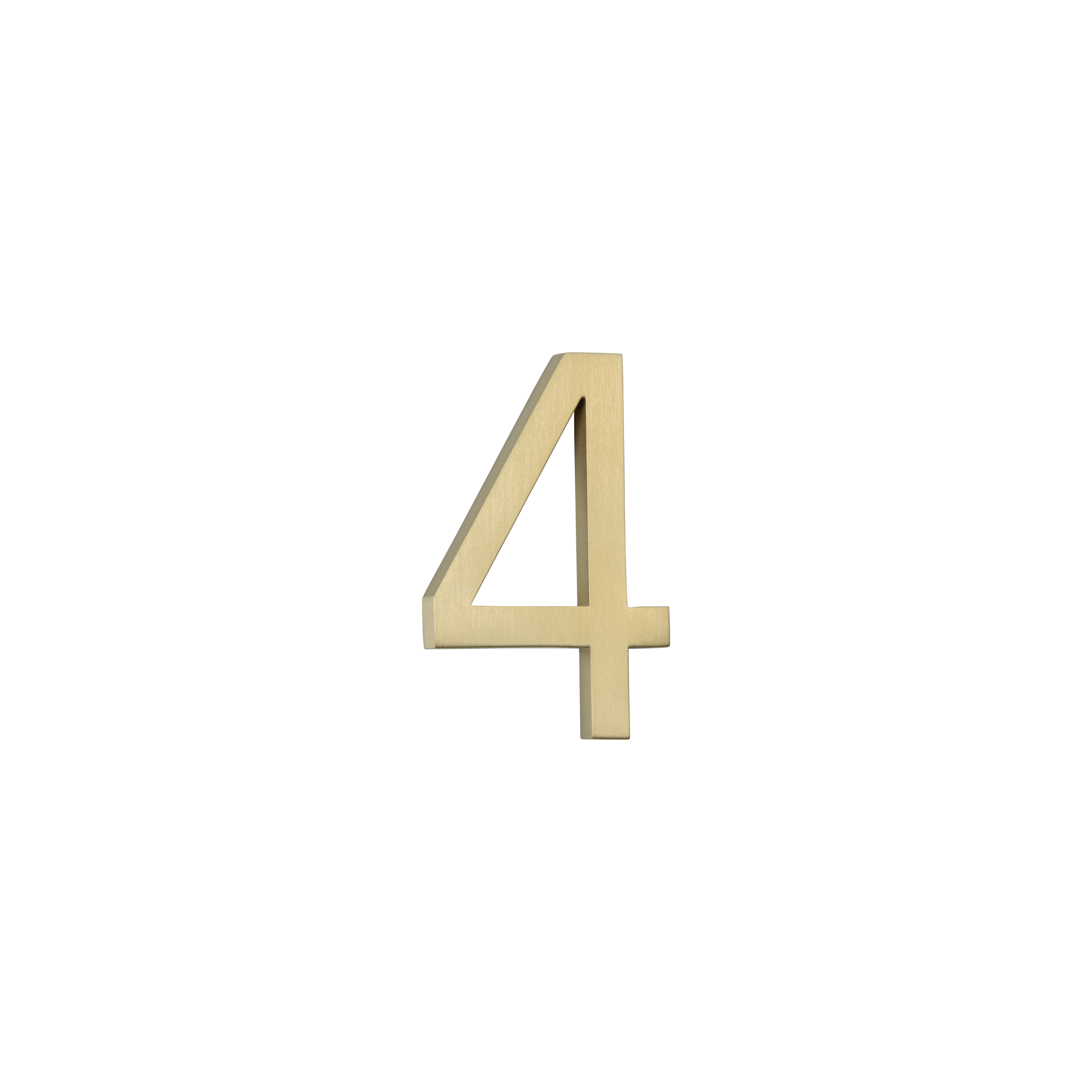 Numbering - Brushed Brass | ABI Interiors
