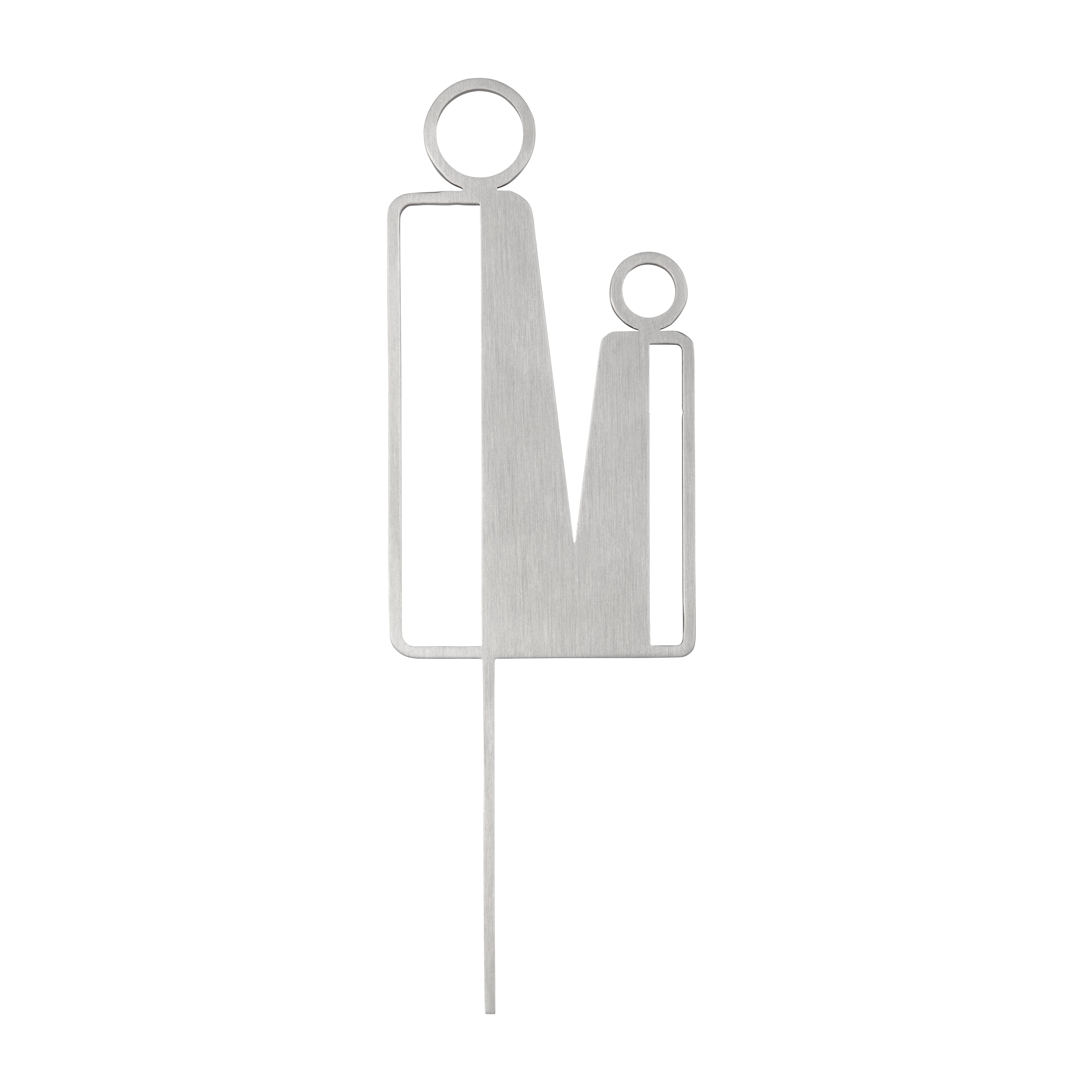 Parent Restroom Sign - 140mm - Stainless Steel | (NZ) ABI Bathrooms ...