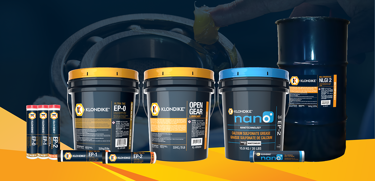 KLONDIKE produces a range of unique robust and tacky greases that ...