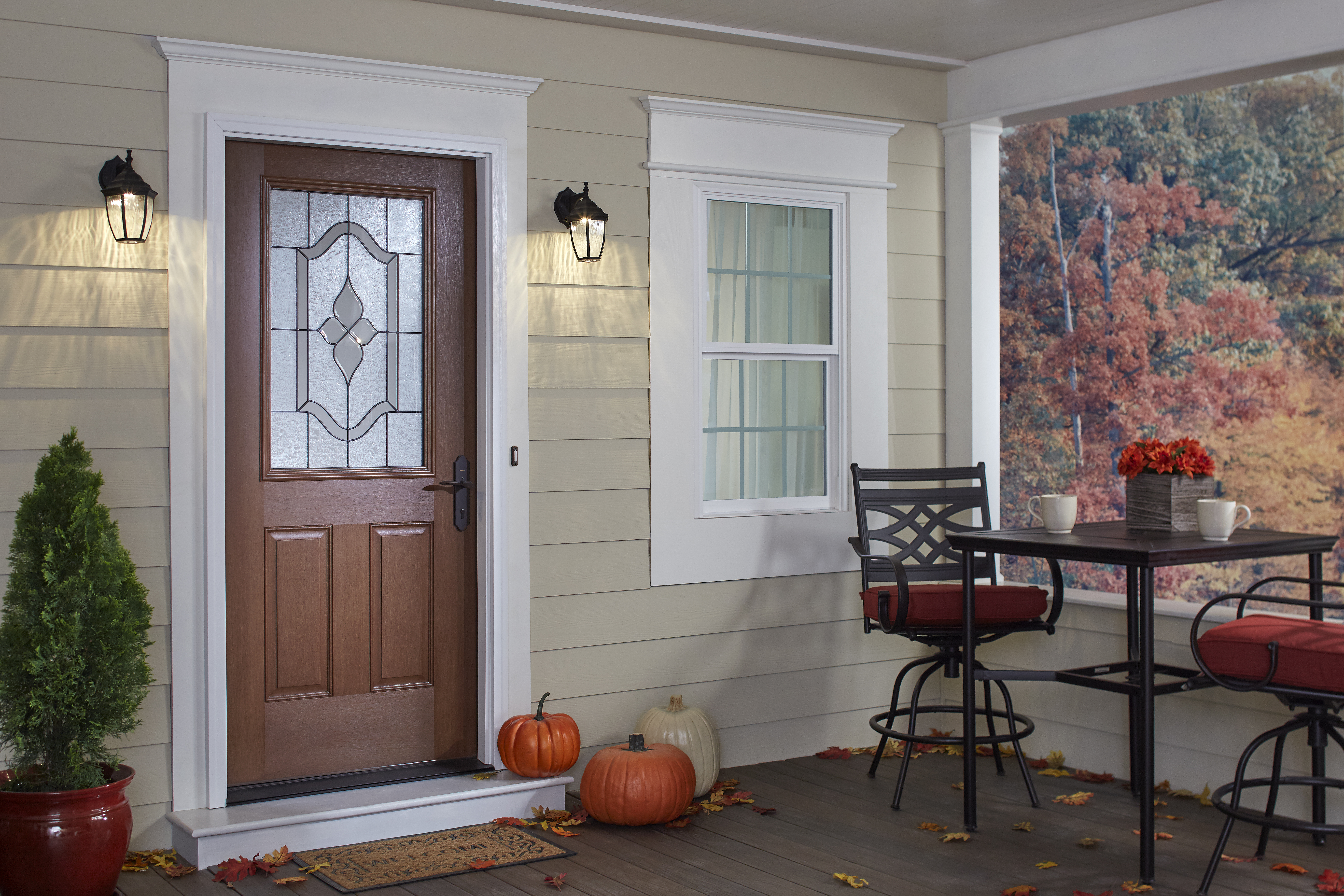Woodgrain Front Entry Doors Philadelphia PA & Upper Darby PA | Window ...