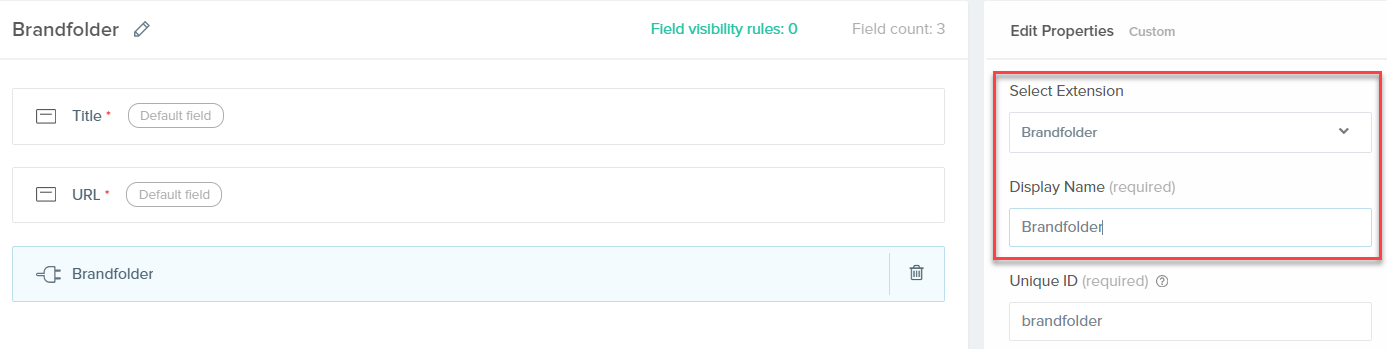 Brandfolder: Integration with Contentstack