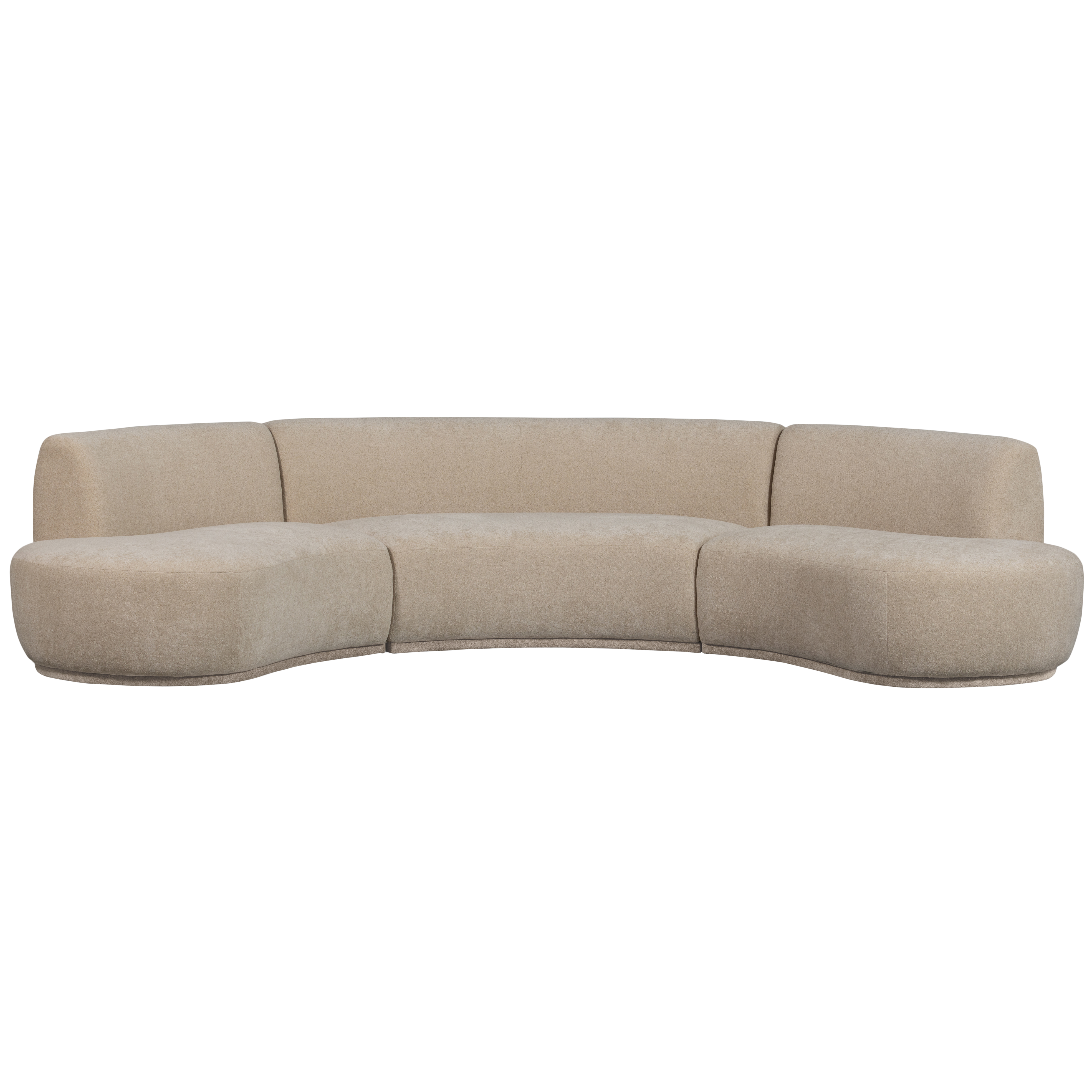 De Eekhoorn | BATAVIER HALF ROUND SOFA NATURAL - Basiclabel - BATAVIER