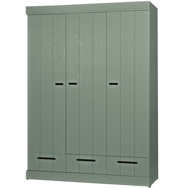 De Eekhoorn | CONNECT 3-DOORS DRAWER- STRIP DOORS CONCRETE GREY [fsc]
