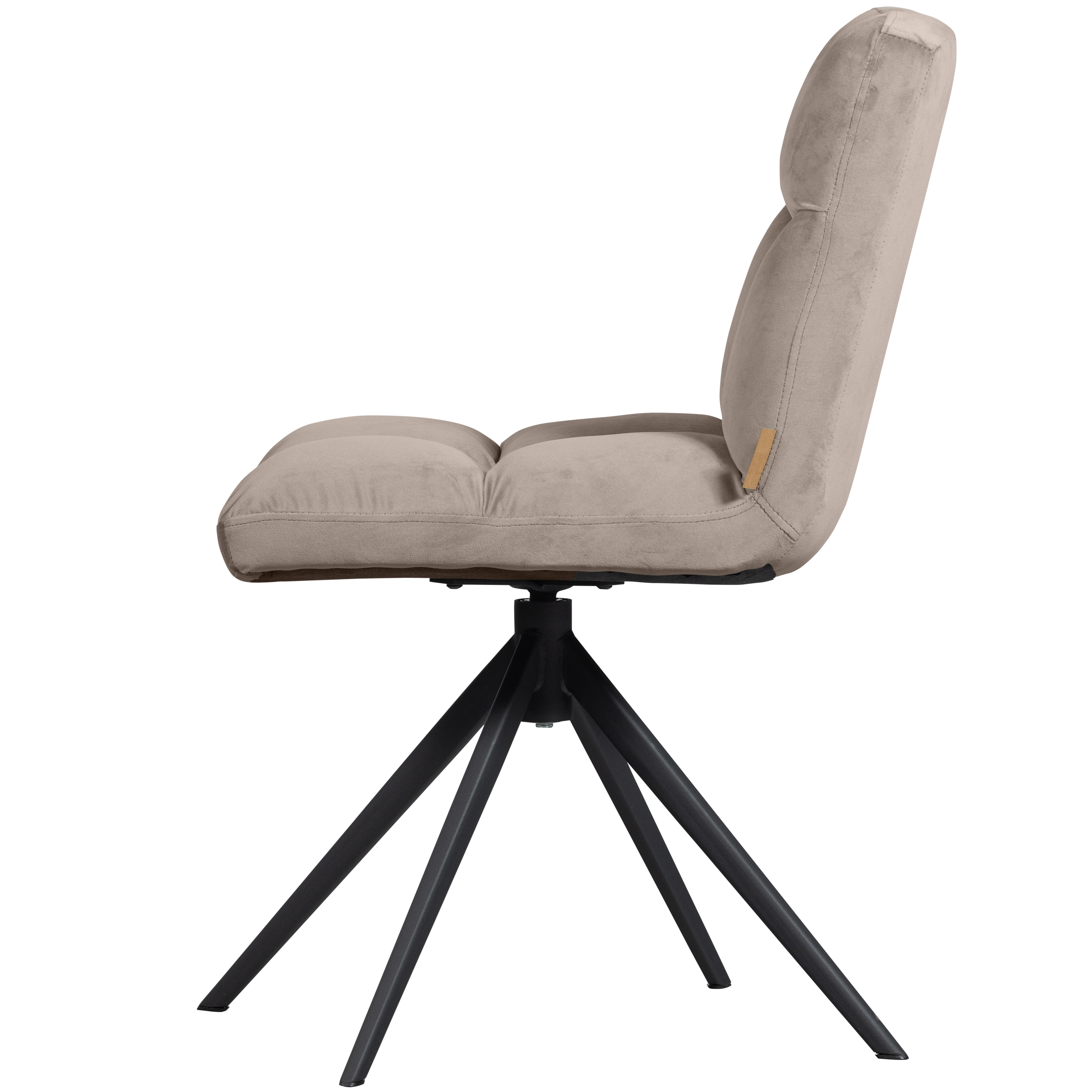 De Eekhoorn | VINNY SWIVEL CHAIR VELVET SAND - WOOOD - VINNY