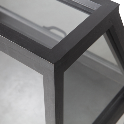 De Eekhoorn | DIDO GLASS CABINET WOOD BLACK - WOOOD - COLLECTION