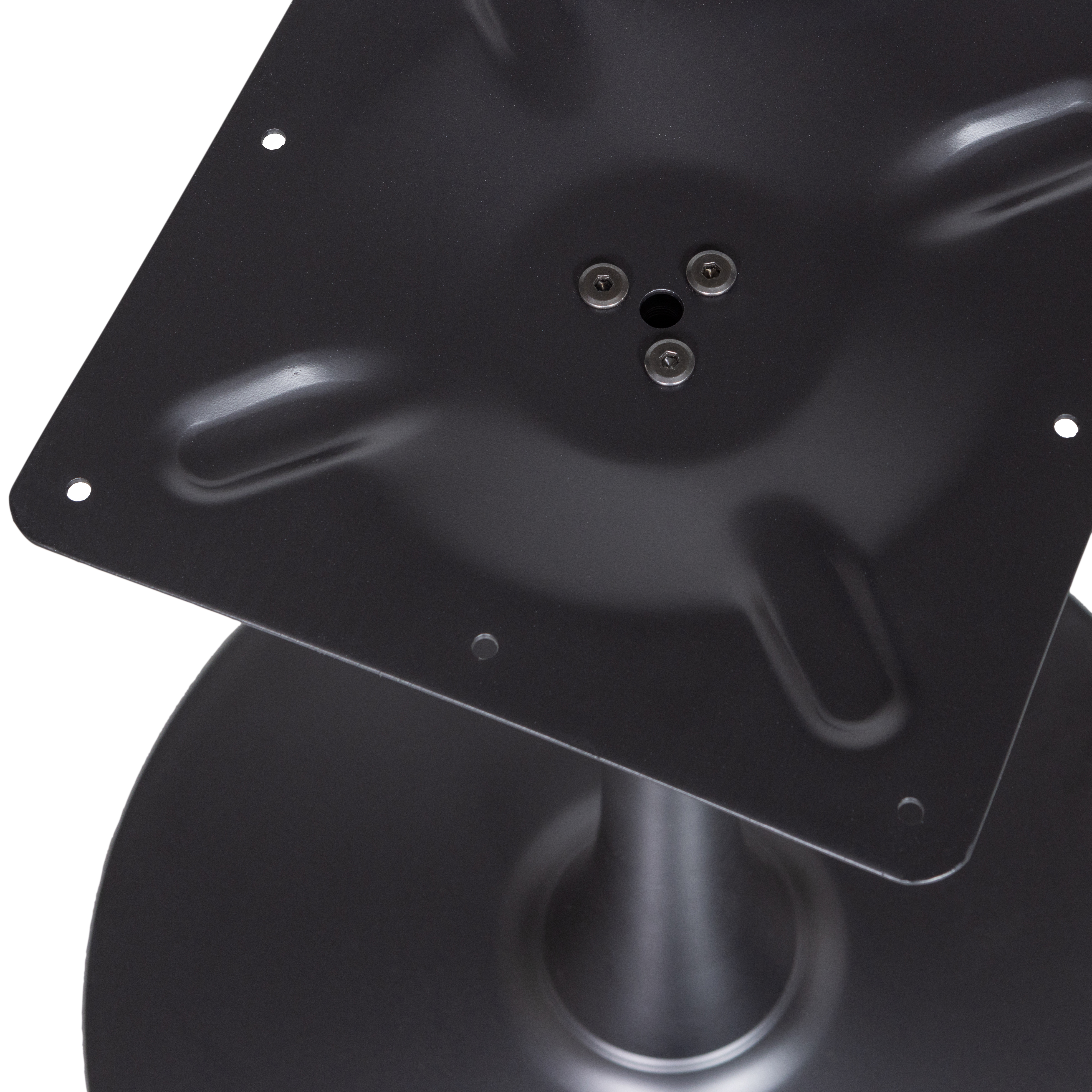 De Eekhoorn | BISTRO TRUMPET LEG METAL LEG MATT BLACK 72xØ60CM