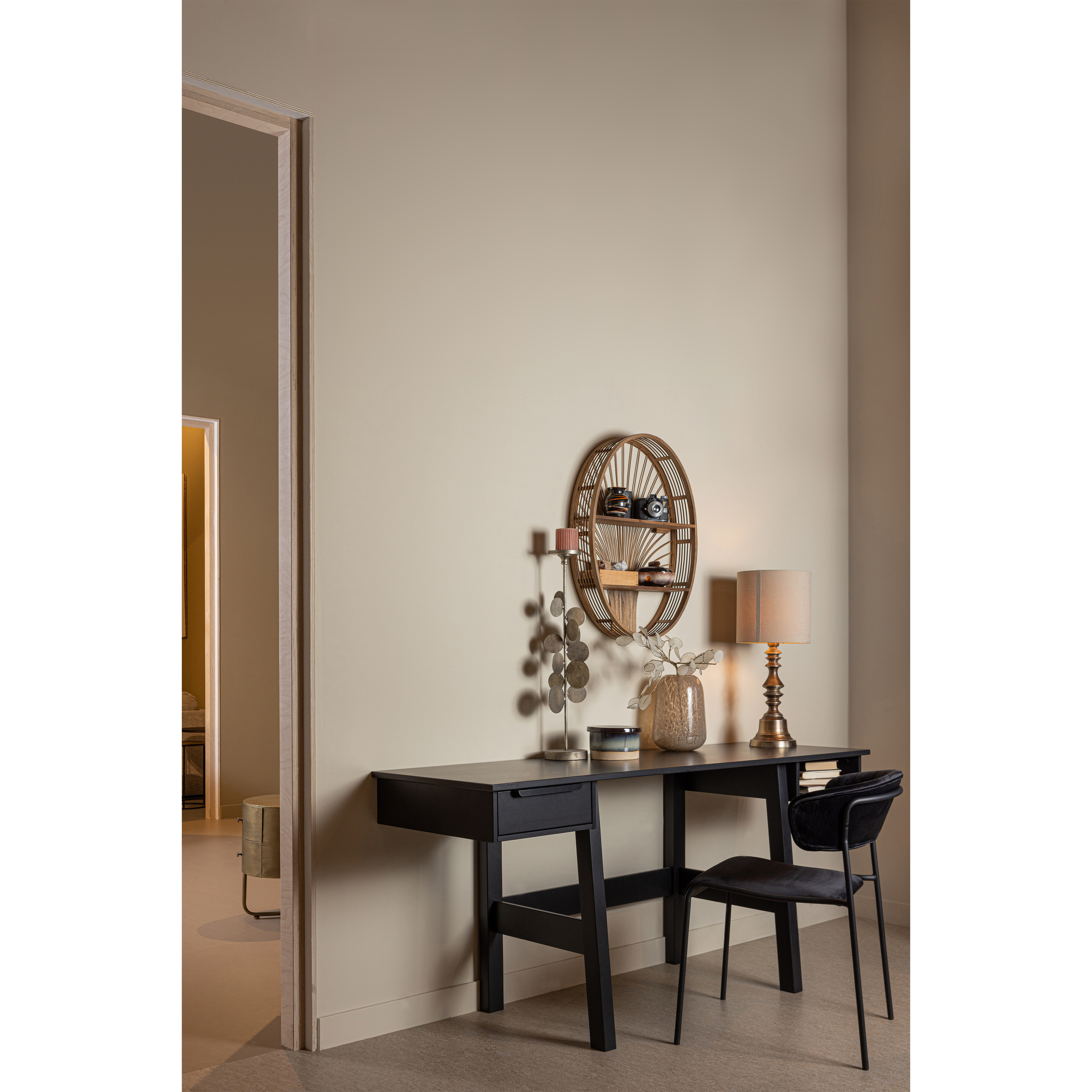 De Eekhoorn | TWITCH DINING CHAIR VELVET BLACK - BePureHome - COLLECTION