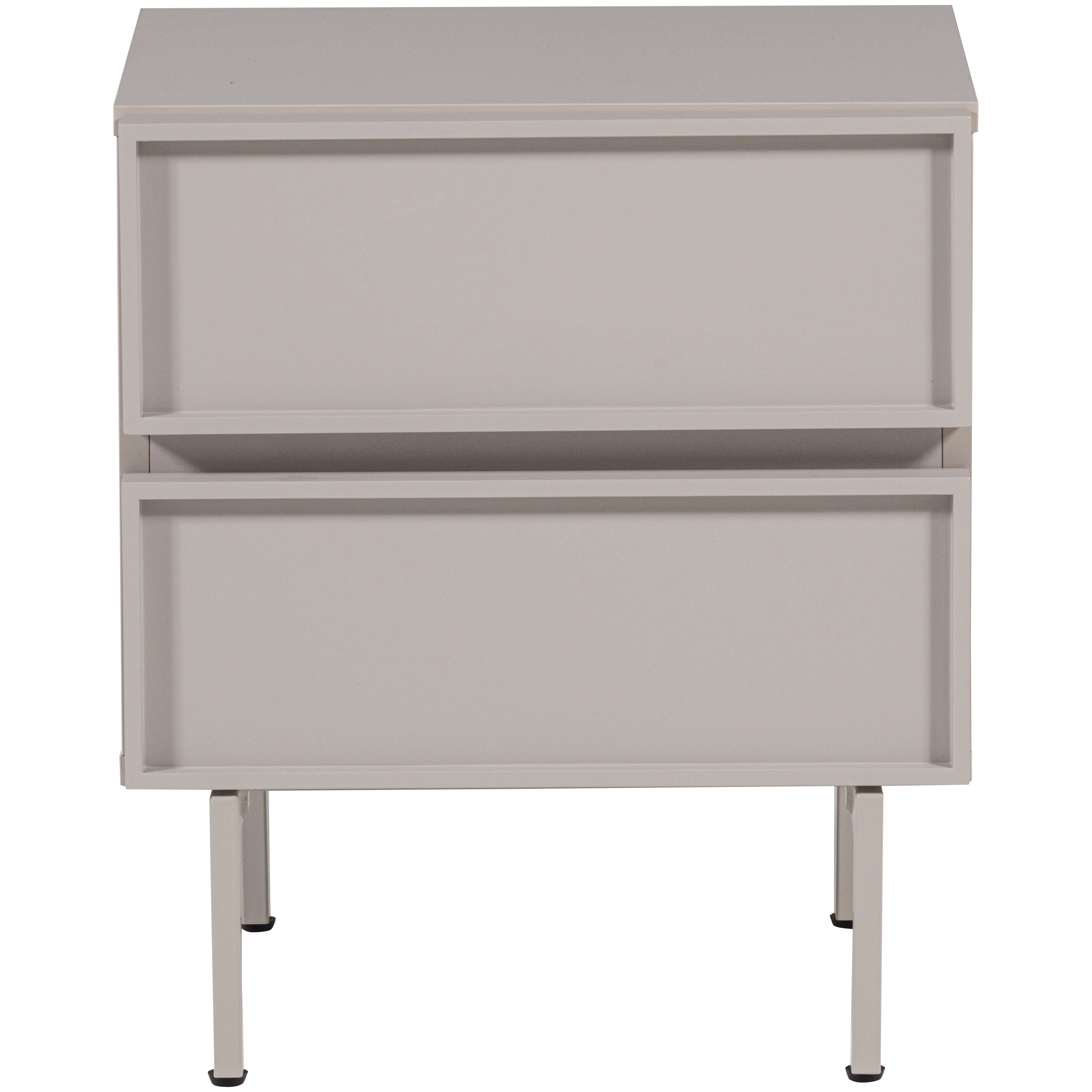 De Eekhoorn | TOURS LADEKAST/NACHTKASTJE 2 LADES MELAMINE/MDF ZAND