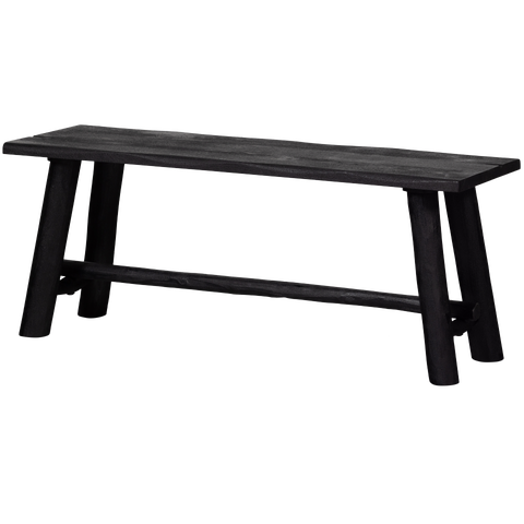 De Eekhoorn | TIMBER BENCH MANGO WOOD BLACK - Basiclabel - COLLECTION