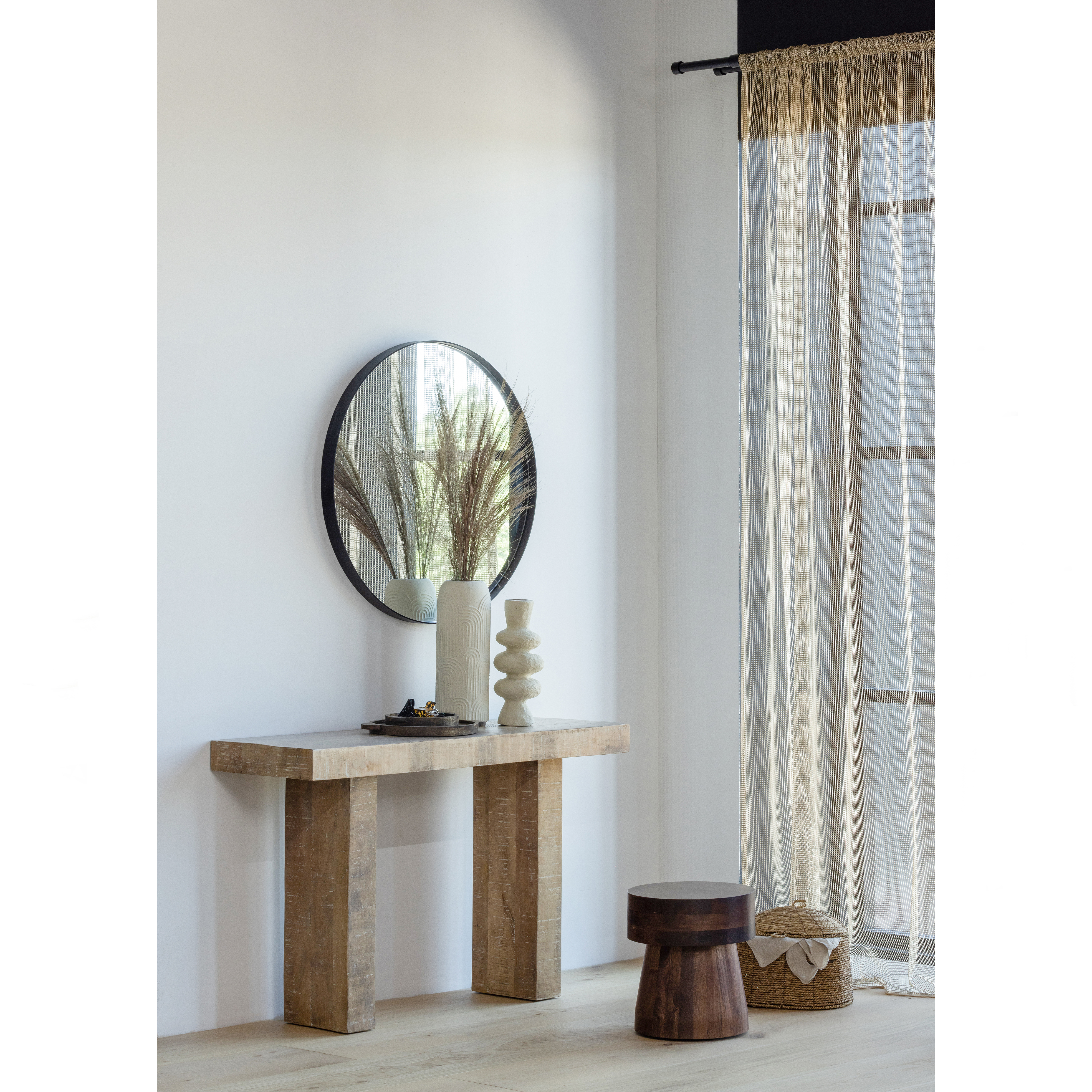 De Eekhoorn | TAK STOOL MANGO WOOD WALNUT - Basiclabel - COLLECTION