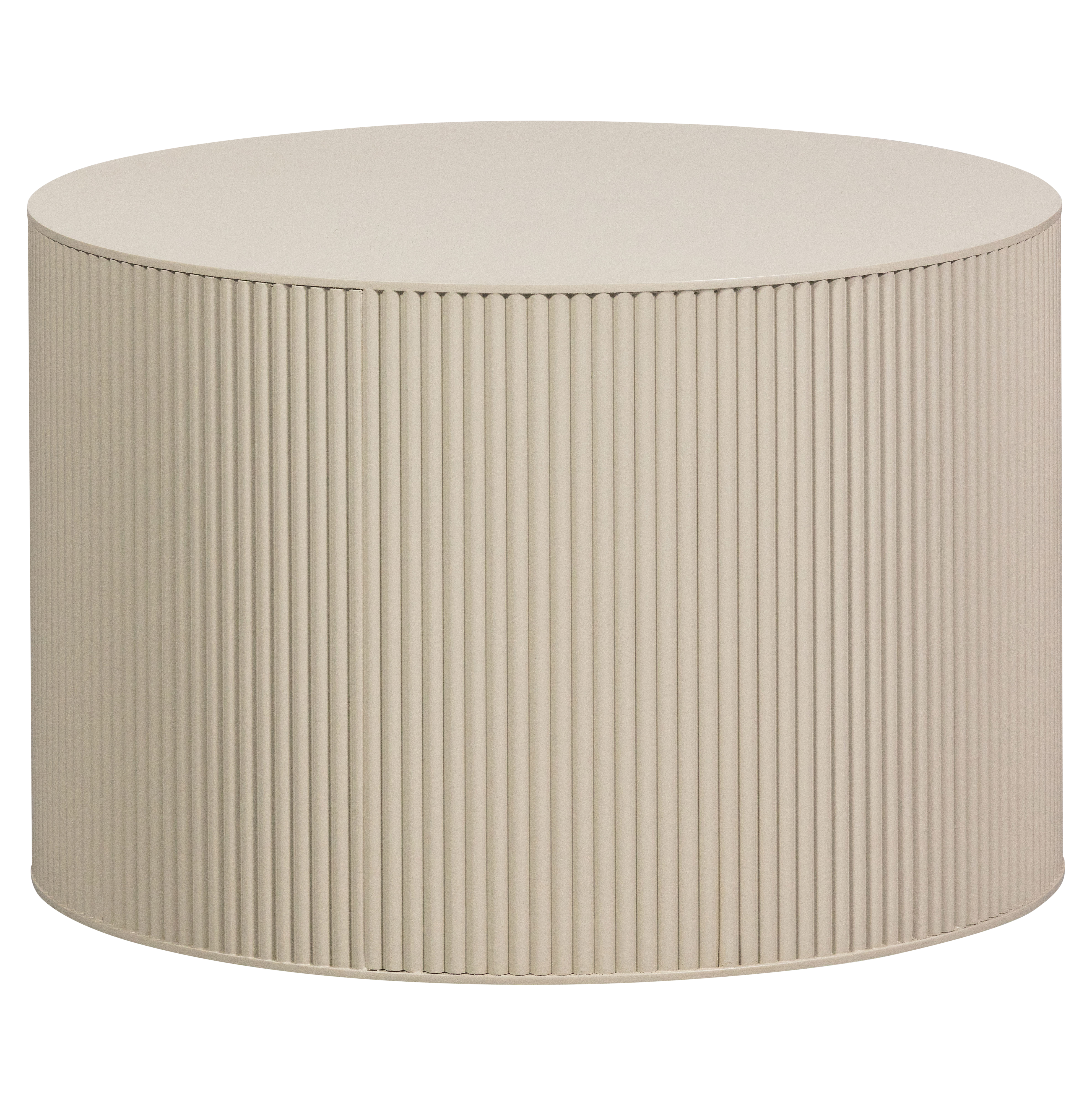 De Eekhoorn | SANNE SIDE TABLE ROUND ANTIQUE BEIGE - WOOOD - COLLECTION
