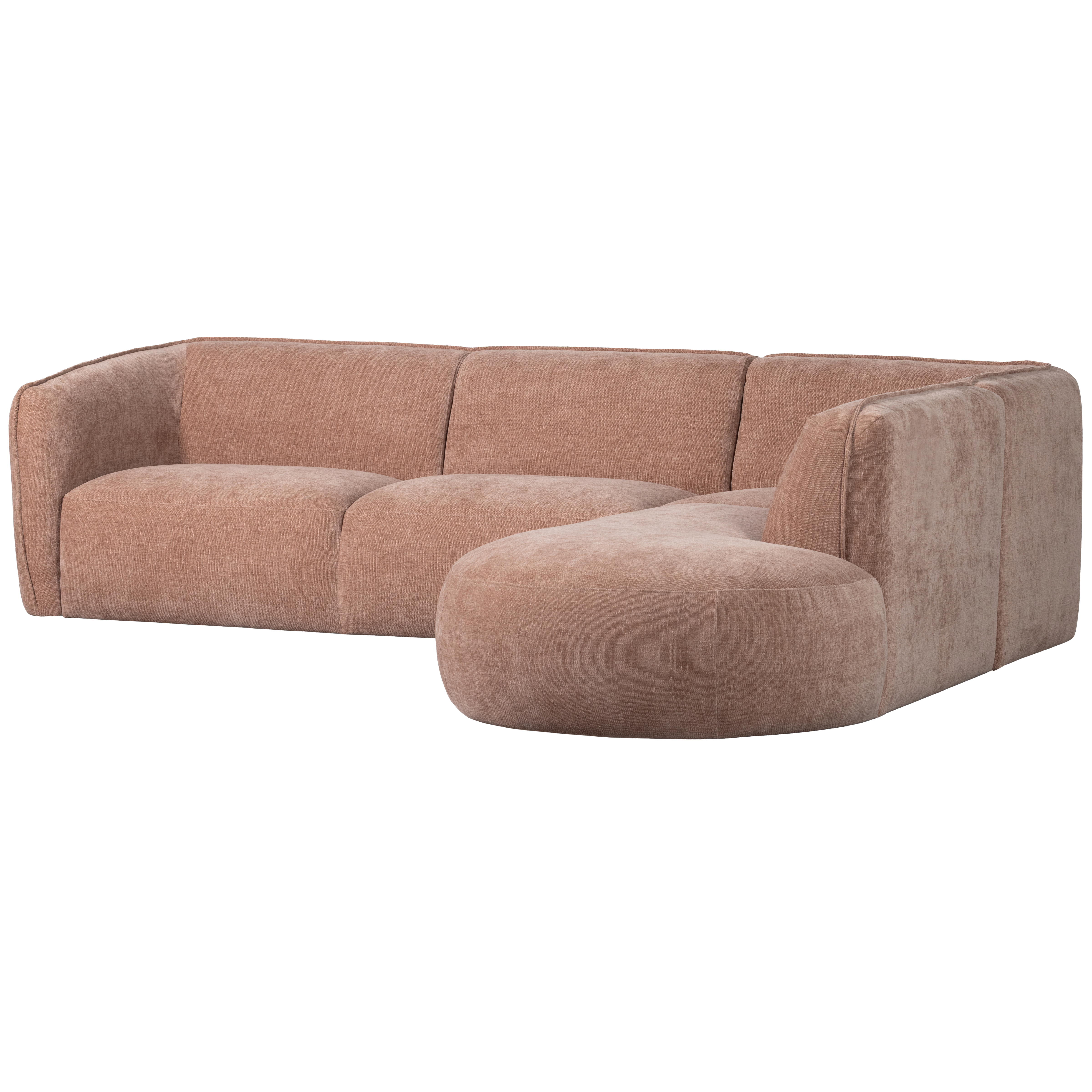 De Eekhoorn | ROSE HOEKBANK RECHTS BLUSH - WOOOD - ROSE