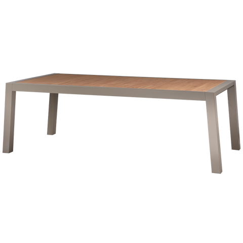 De Eekhoorn | SULPHUR DINING TABLE WOOD/ALUMINUM SAND 220x100CM