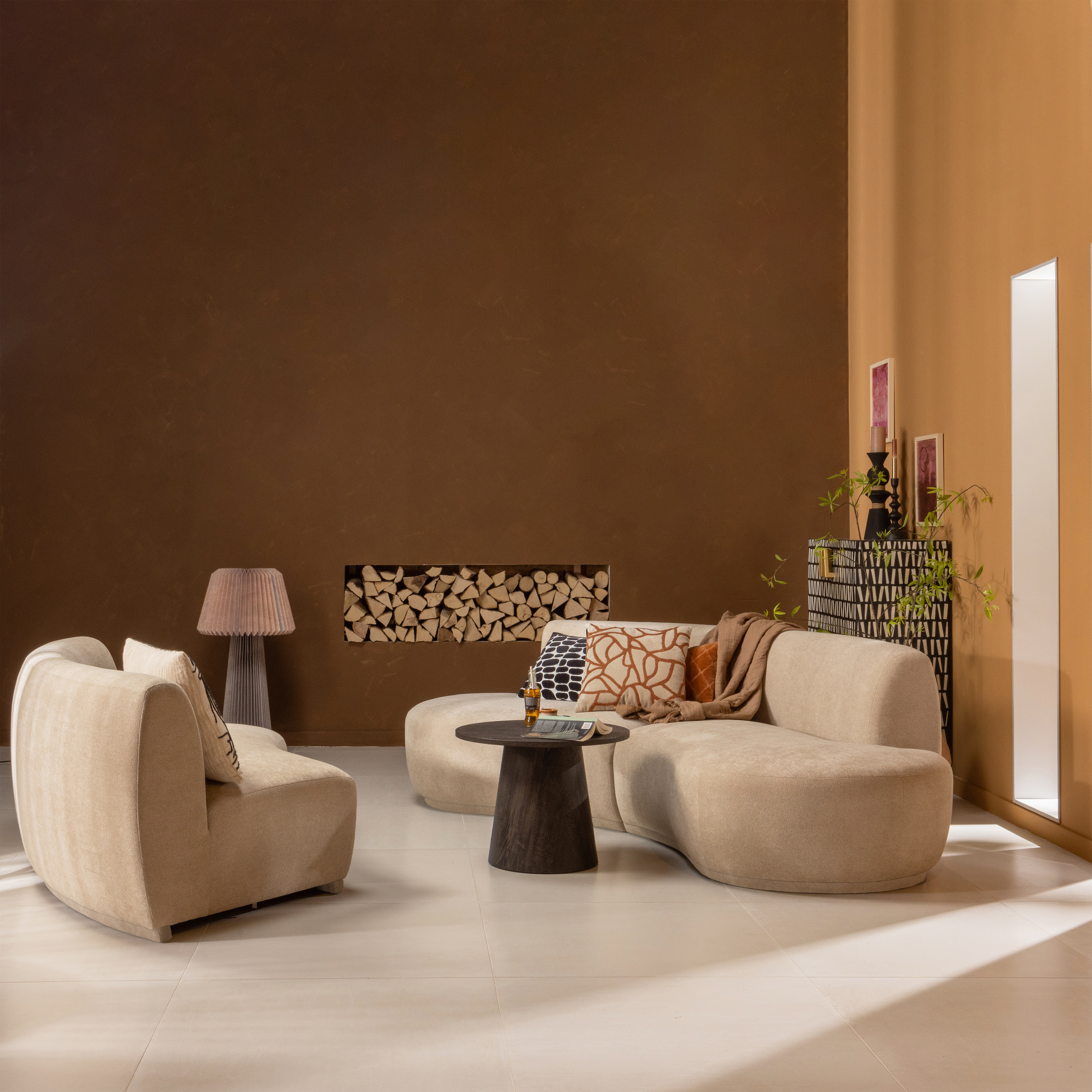 De Eekhoorn | BATAVIER HALF RONDE BANK NATUREL - Basiclabel - BATAVIER