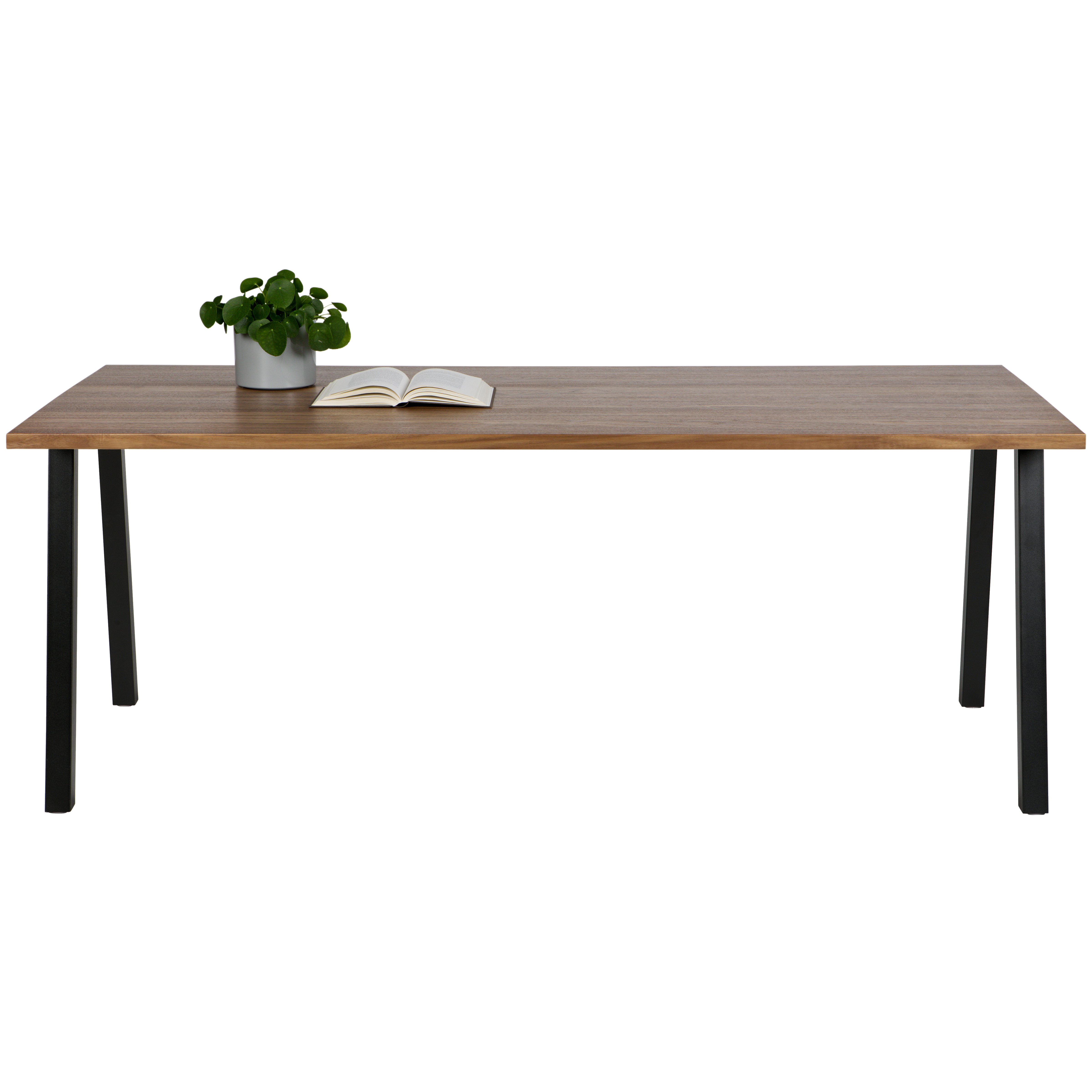 De Eekhoorn | JAMES DINING TABLE WOOD WITH A-LEG METAL 200x90