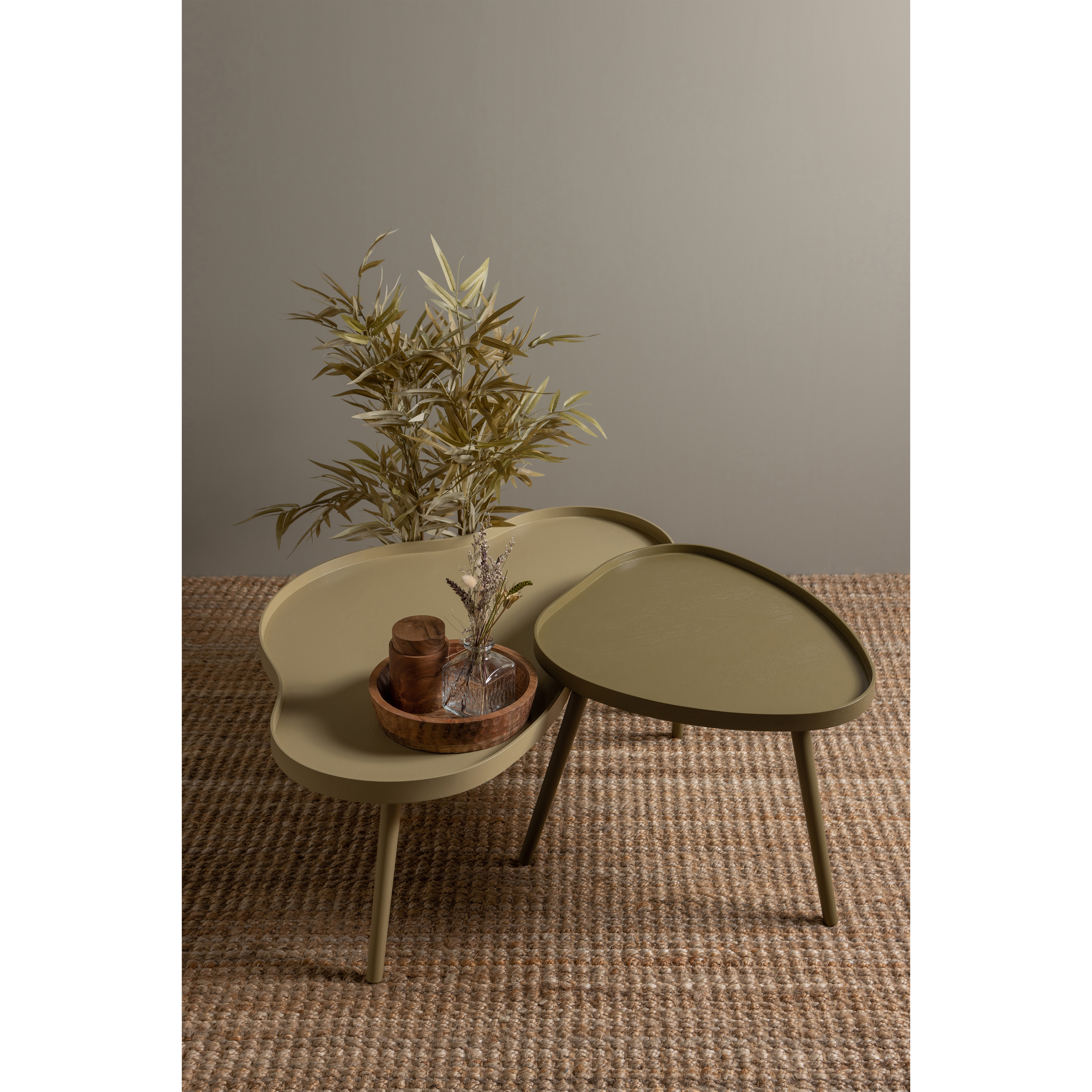 De Eekhoorn | MAE SIDE TABLE ORGANIC WOOD SEPIA - WOOOD - MAE