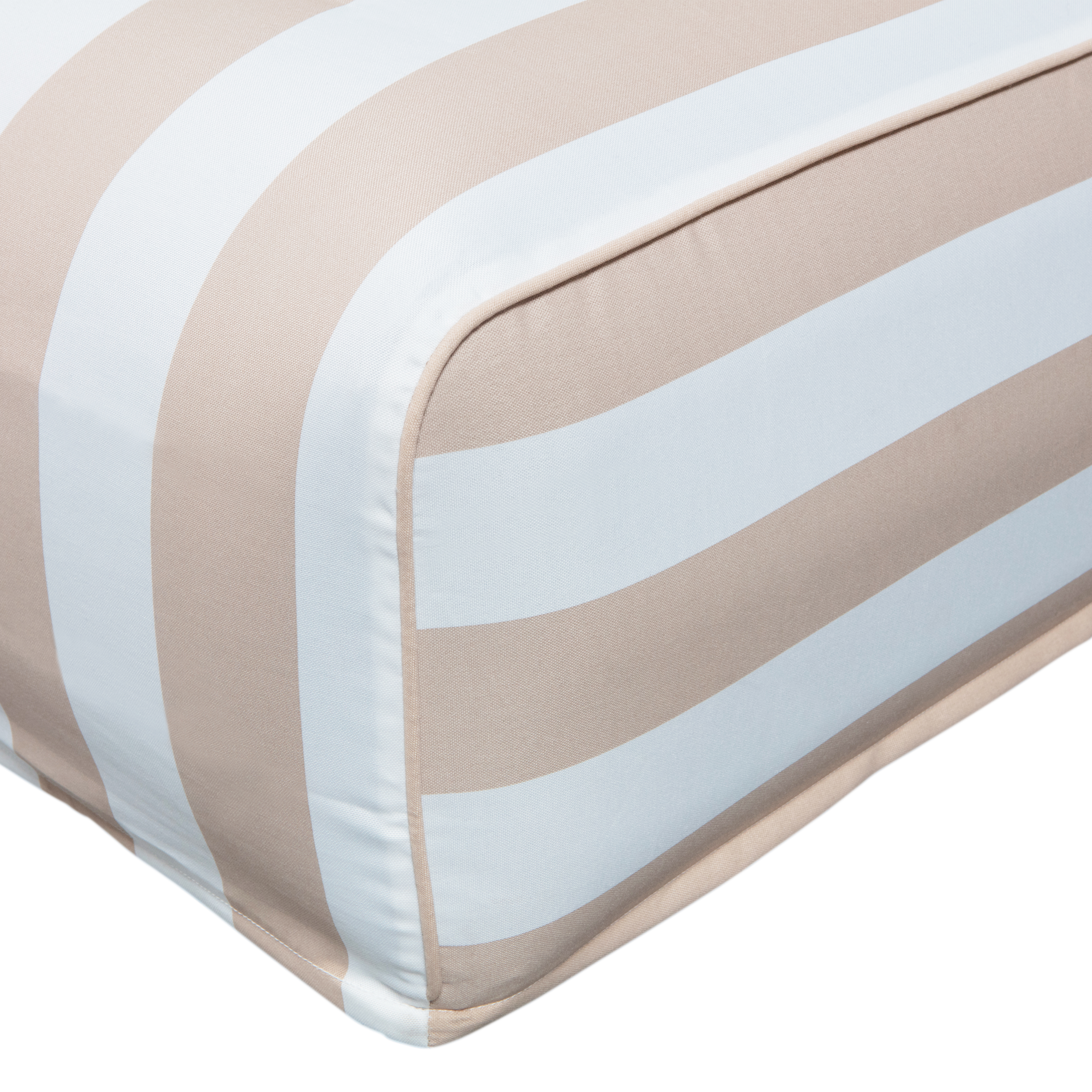 De Eekhoorn | SIT ON AIR OPBLAASBARE TUIN FAUTEUIL GESTREEPT ZAND/WIT