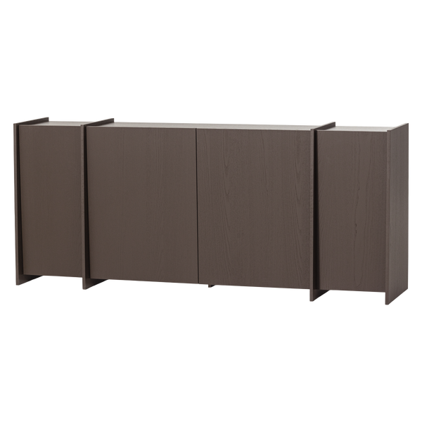 De Eekhoorn | BROCK TV UNIT 200 CM ASH VENEER WARM GREY [fsc]